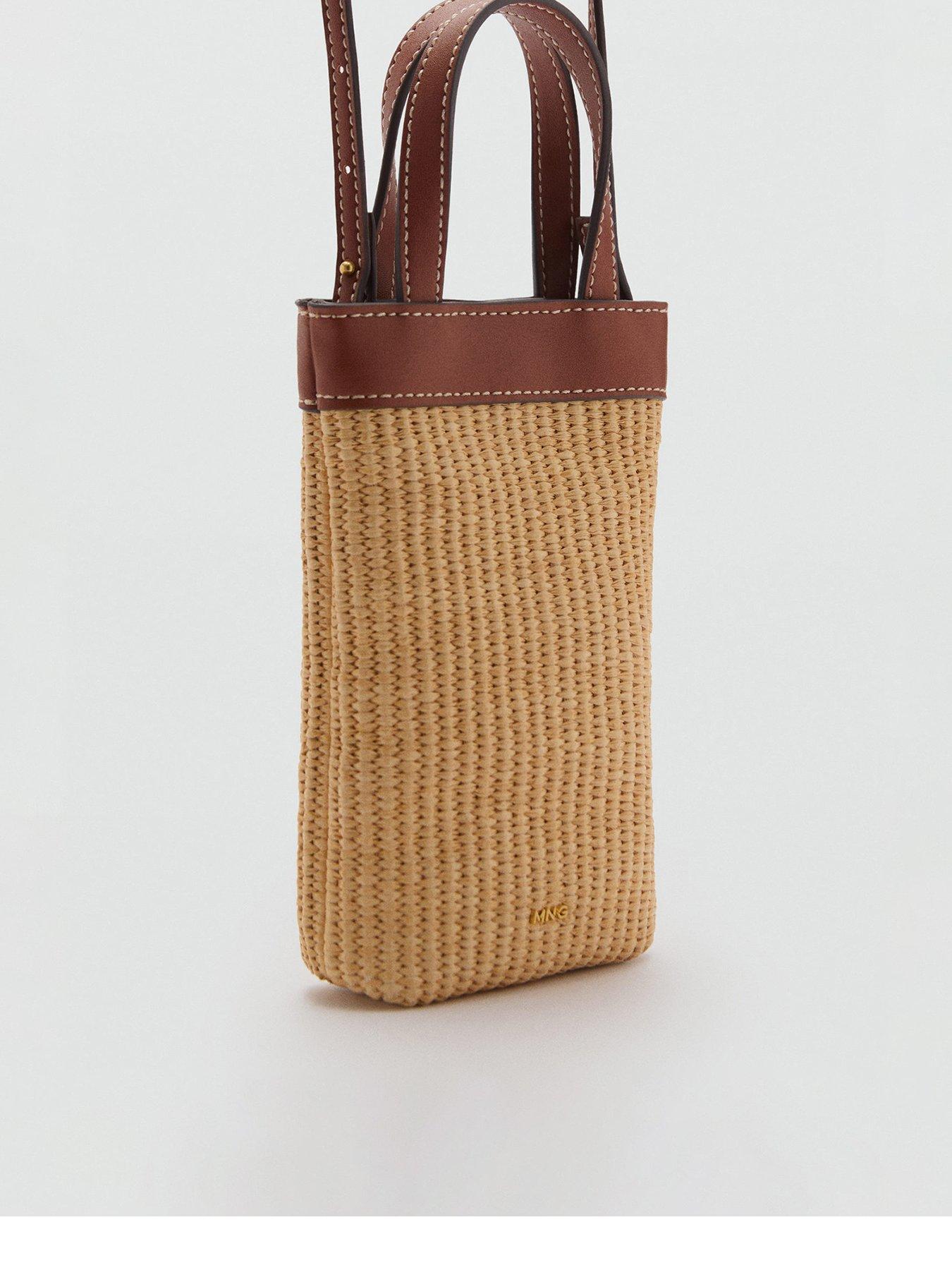 Mango Raffia Effect Mobile Case | Littlewoods