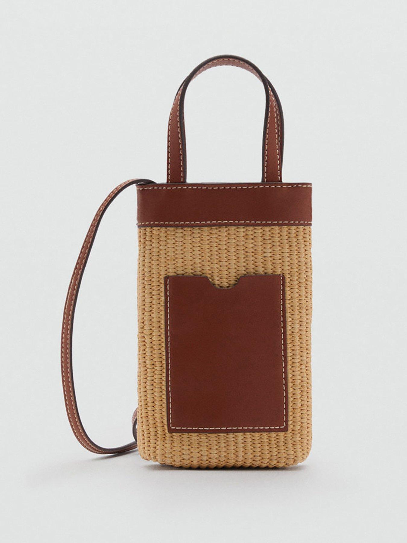 Mango Raffia Effect Mobile Case | Littlewoods