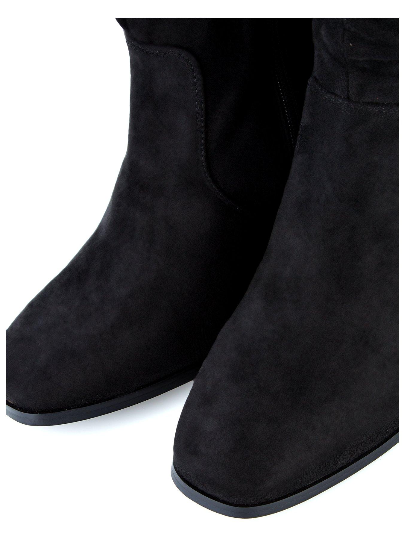 V by Very Extra Wide Fit Knee High Slouch Boot With Wider Fitting Calf ...