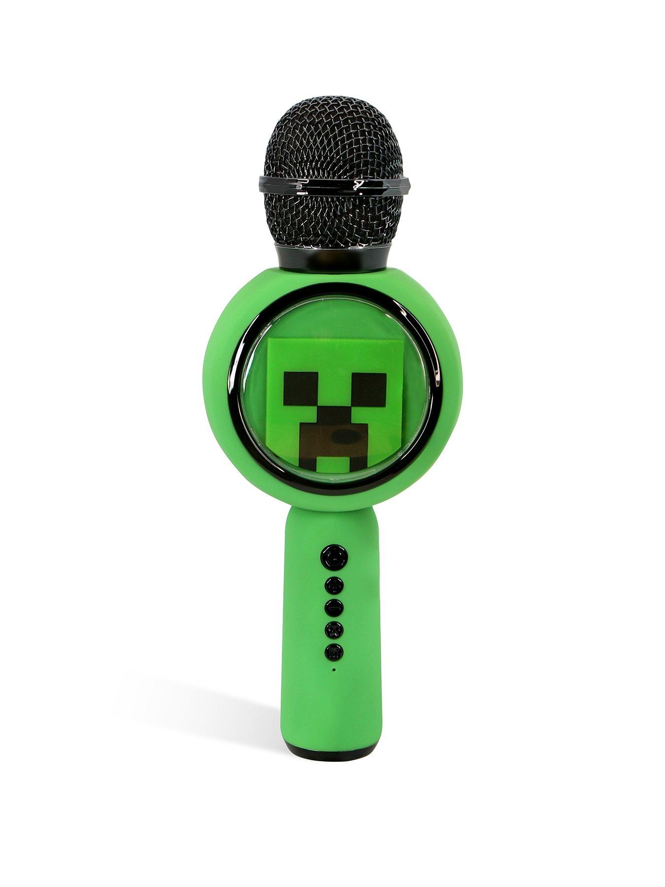 Minecraft Minecraft Karaoke Microphone and Wireless Speaker with LED ...