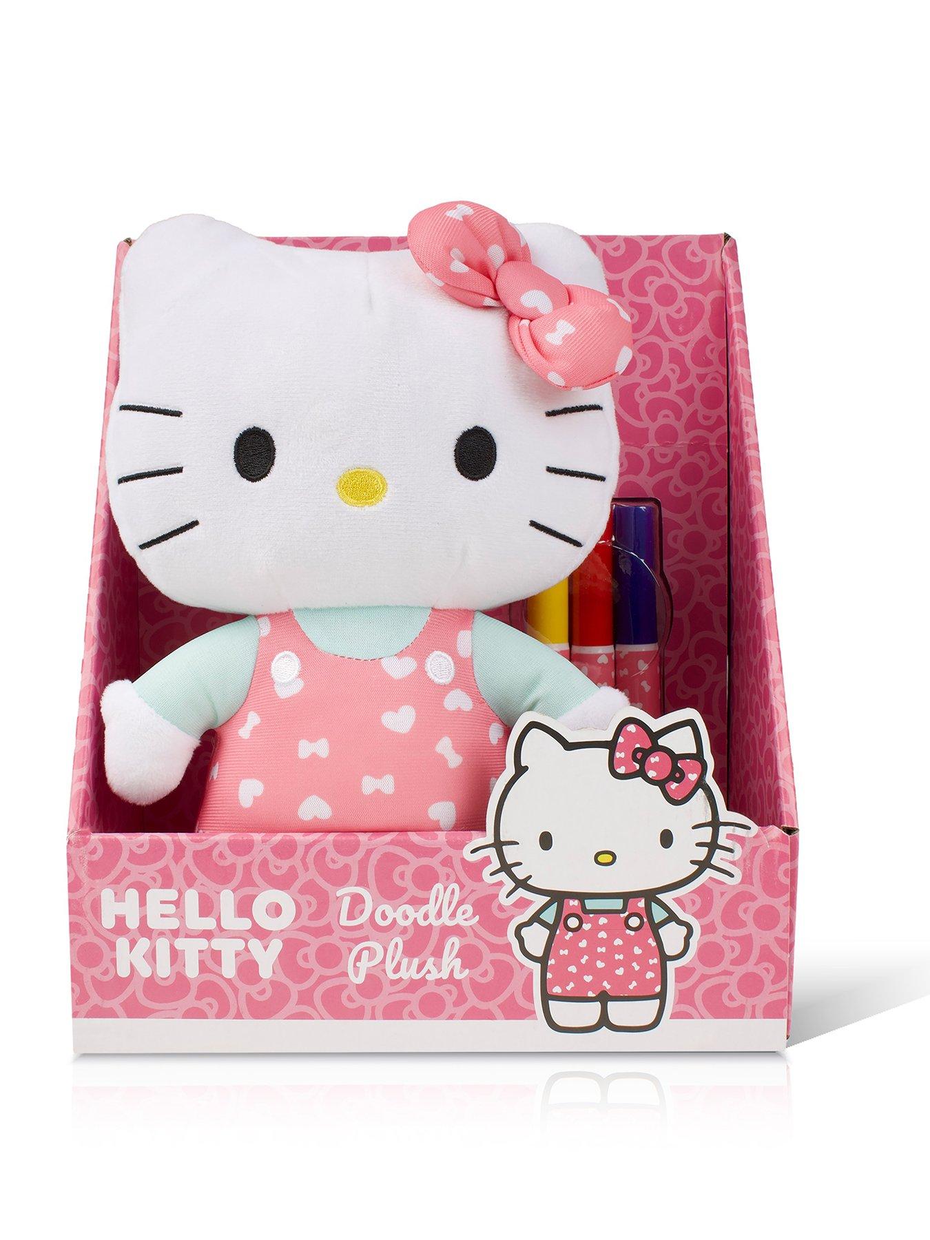 Hello Kitty Scribble Me Doodle Hello Kitty soft toy asst | Littlewoods
