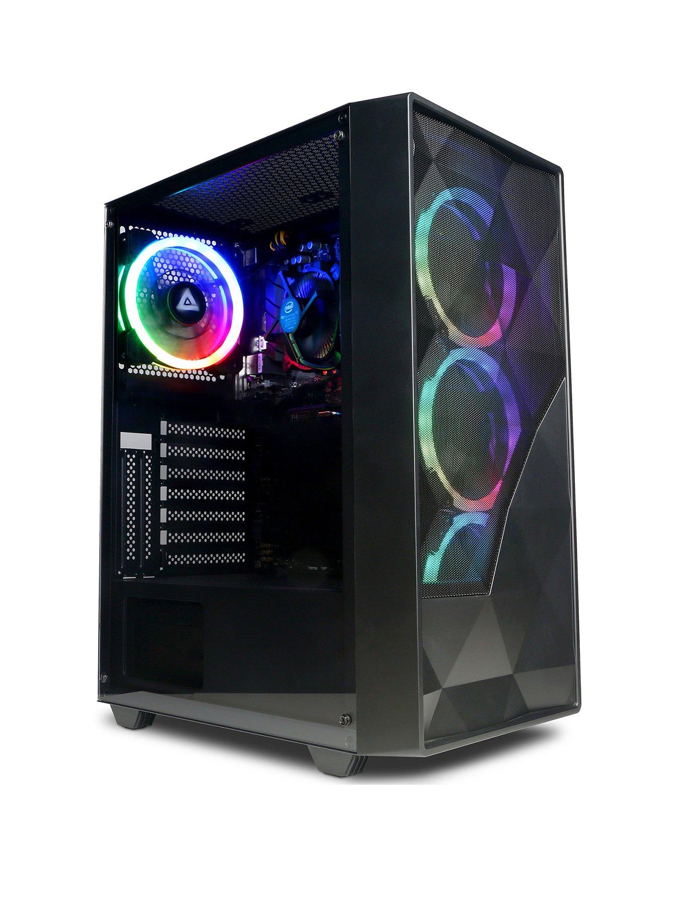 CyberPower PC Eurus Desktop PC Bundle - AMD Ryzen 5, 8GB RAM, 500GB SSD ...
