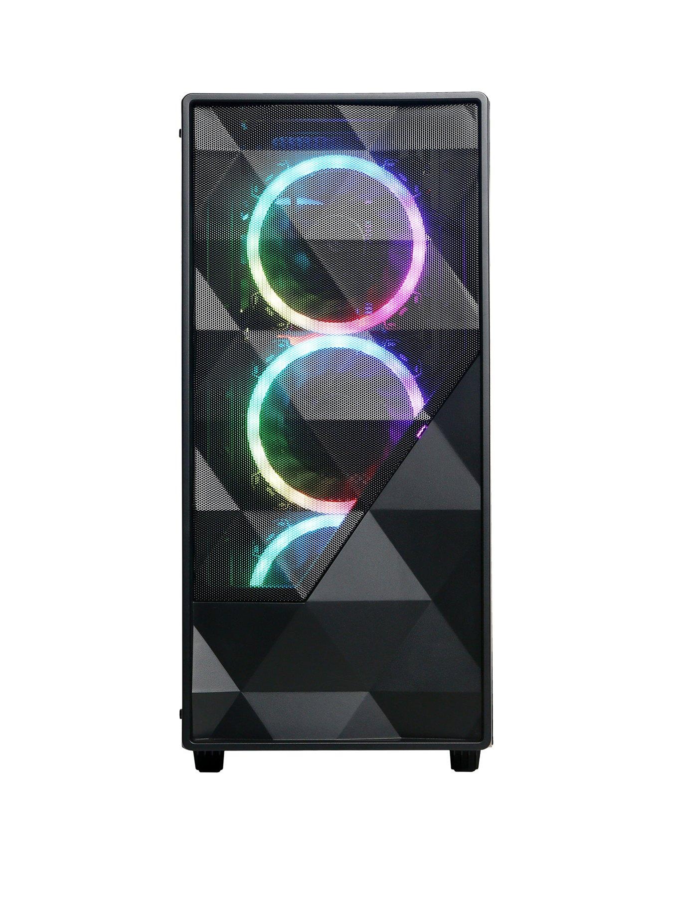 CyberPower PC Eurus Desktop PC Bundle - AMD Ryzen 5, 8GB RAM, 500GB SSD ...
