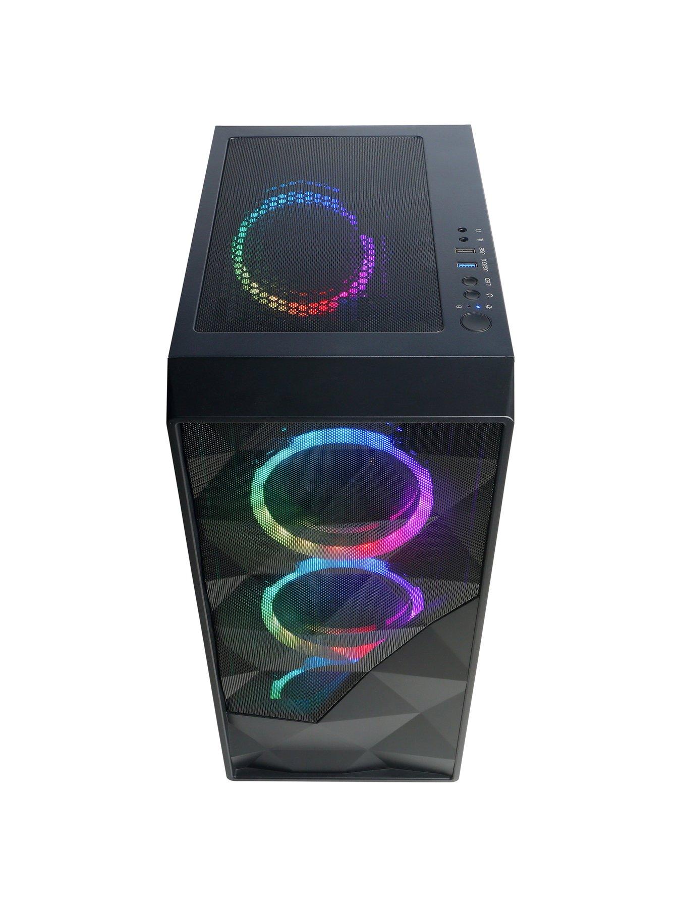CyberPower PC Eurus Desktop PC Bundle - AMD Ryzen 5, 8GB RAM, 500GB SSD ...