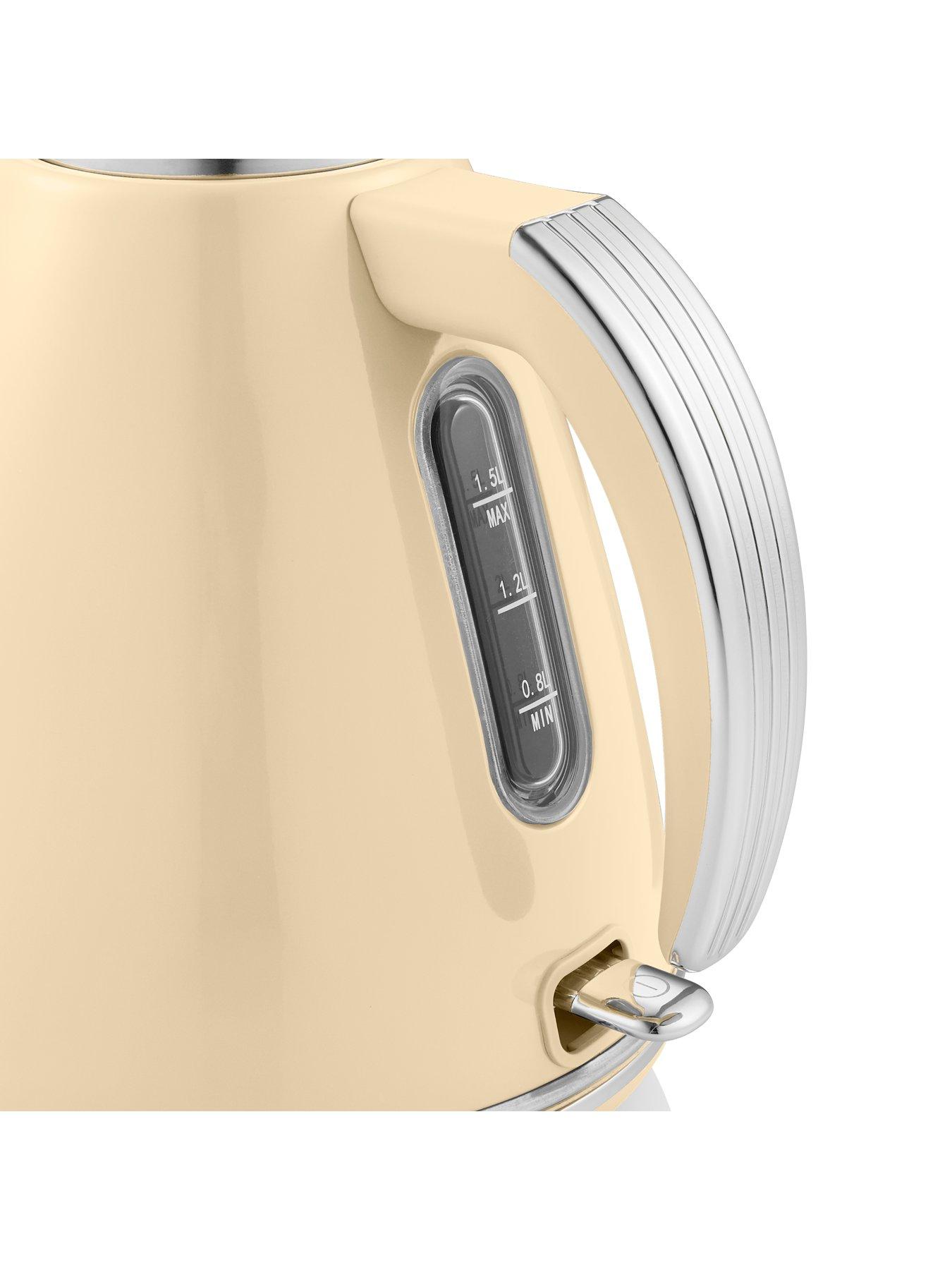 Swan EEJB295 Retro Style 2 Slice Toaster and Jug Kettle Set - Cream ...