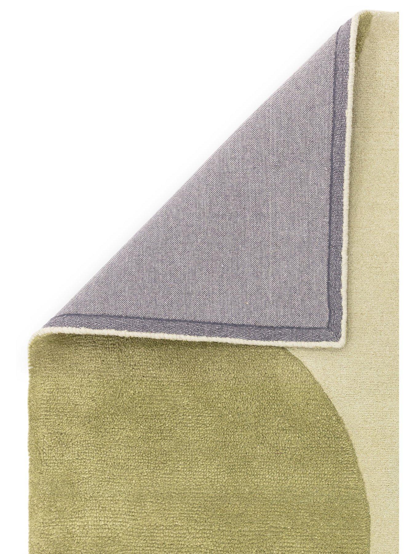 Asiatic Canvas Reflect Green Rug | Littlewoods