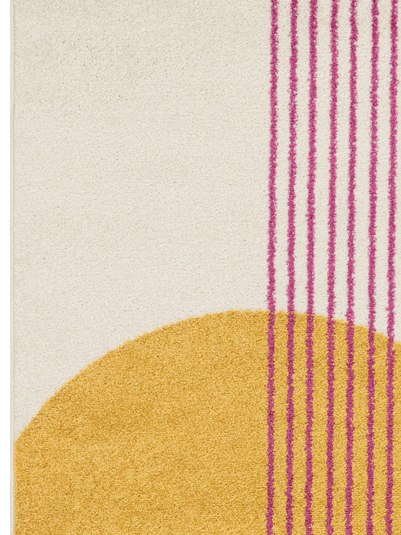 Asiatic Muse Retro Orange Rug | Littlewoods