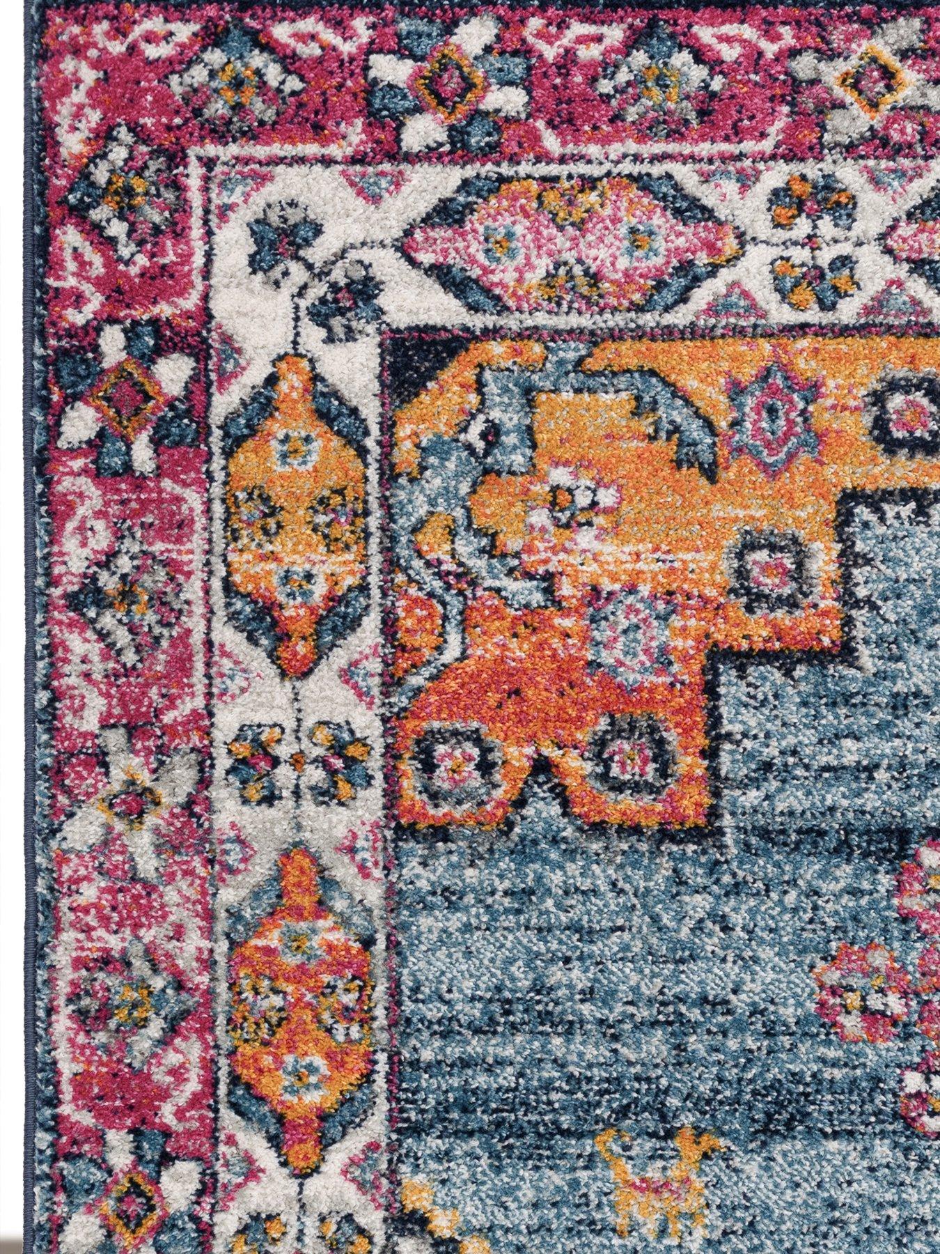 Asiatic Muse Medallion Bright Rug | Littlewoods