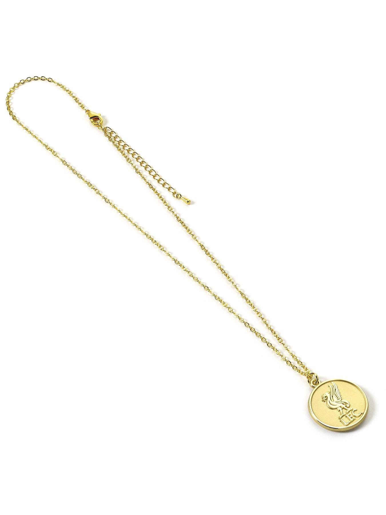 Liverpool FC Liverpool Football Club Gold Finish Crest Necklace ...