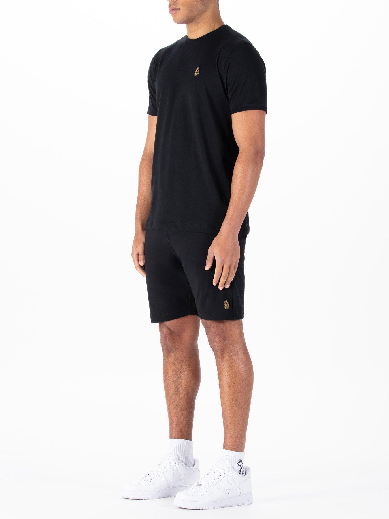 Luke 1977 Luke 1977 Traff T-shirt And Short Set - Black | littlewoods.com