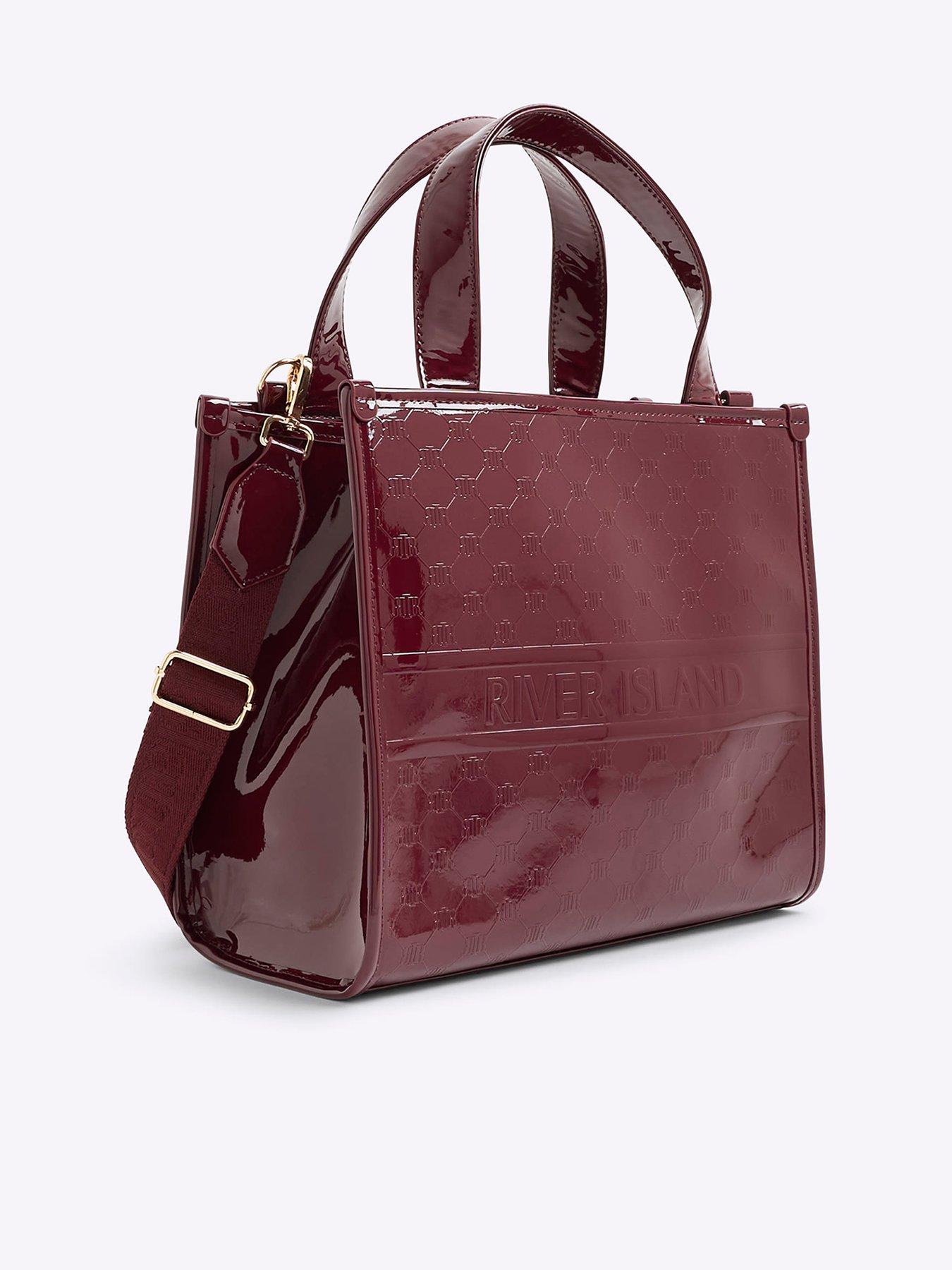 River Island Embossed Tote Bag - Red | Littlewoods