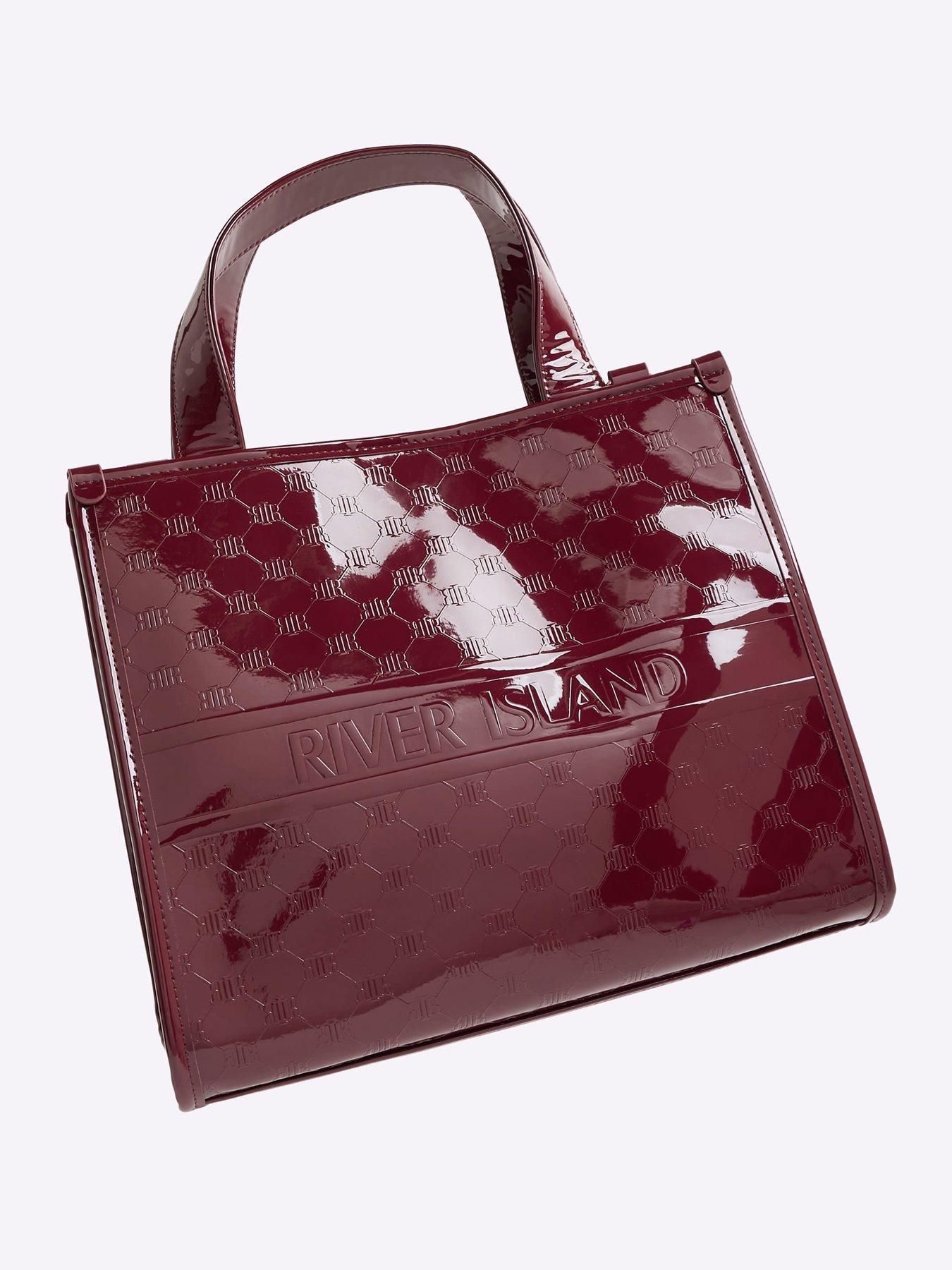 River Island Embossed Tote Bag - Red | Littlewoods