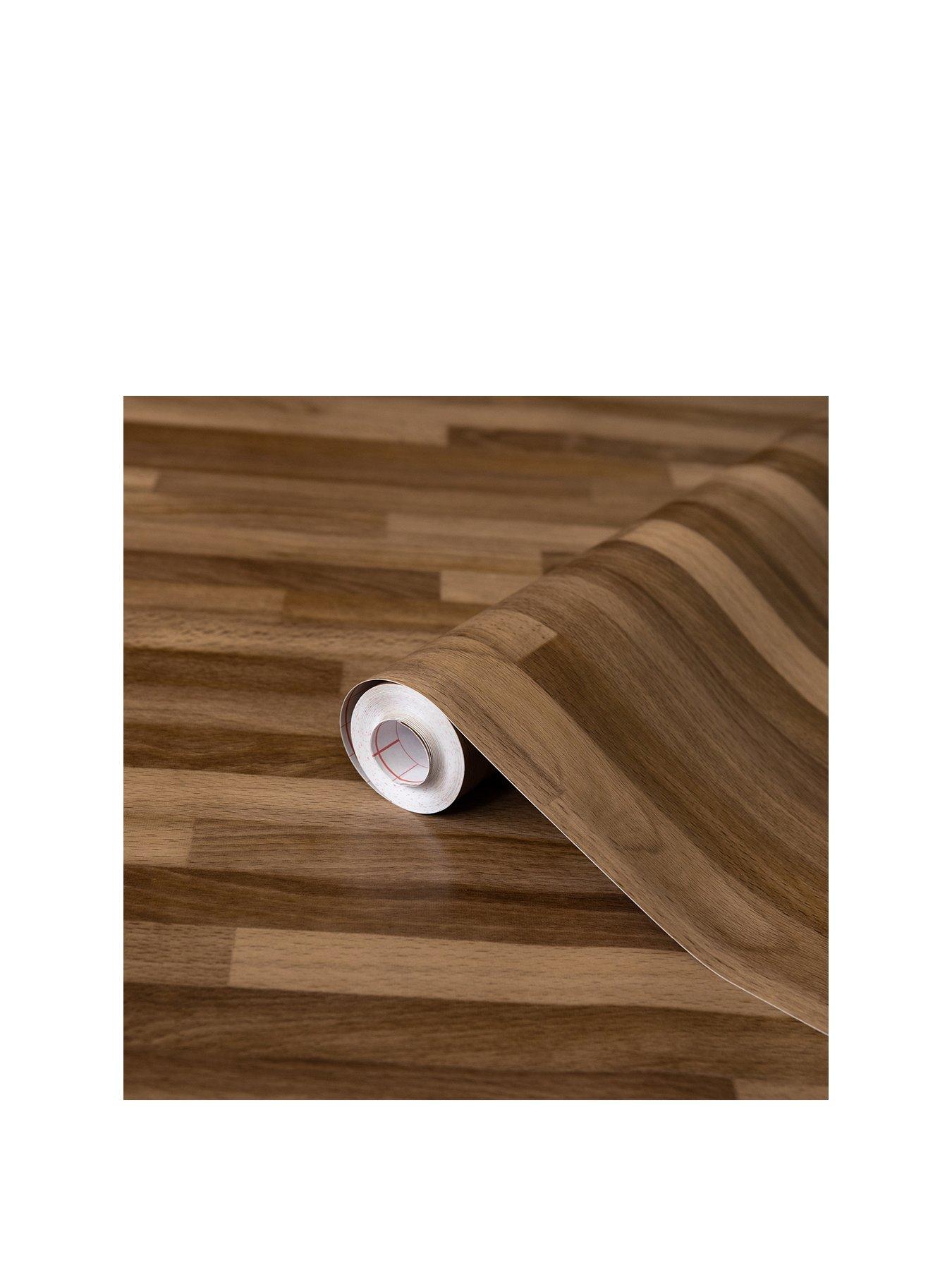 D-C-Fix Walnut Block Self-Adhesive Vinyl Wrap Film – contains three 67. ...