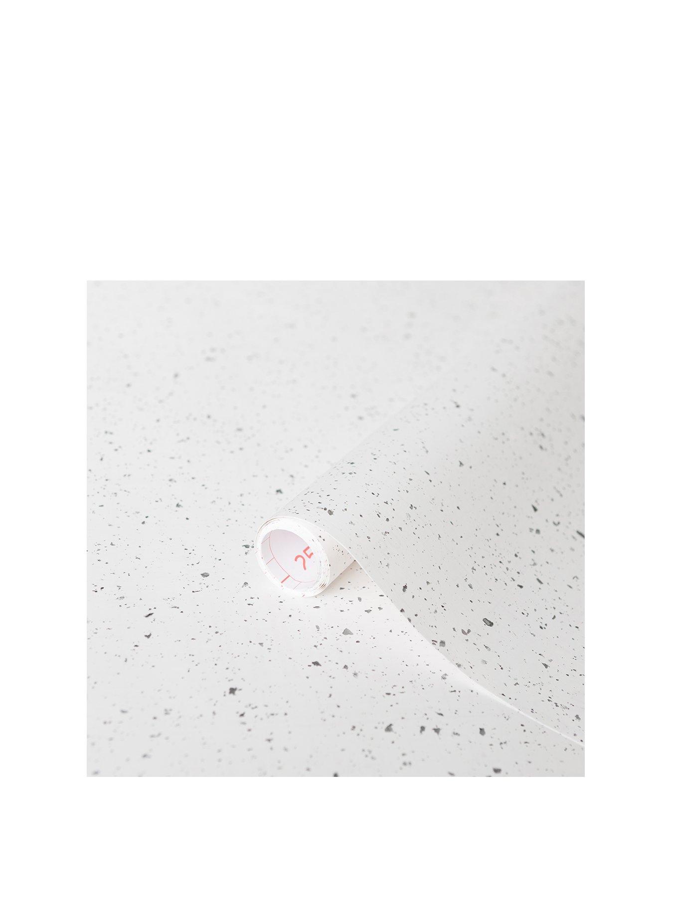 D-C-Fix White Granite Quartz Matt Self Adhesive Vinyl Wrap 67.5cm X 2m ...