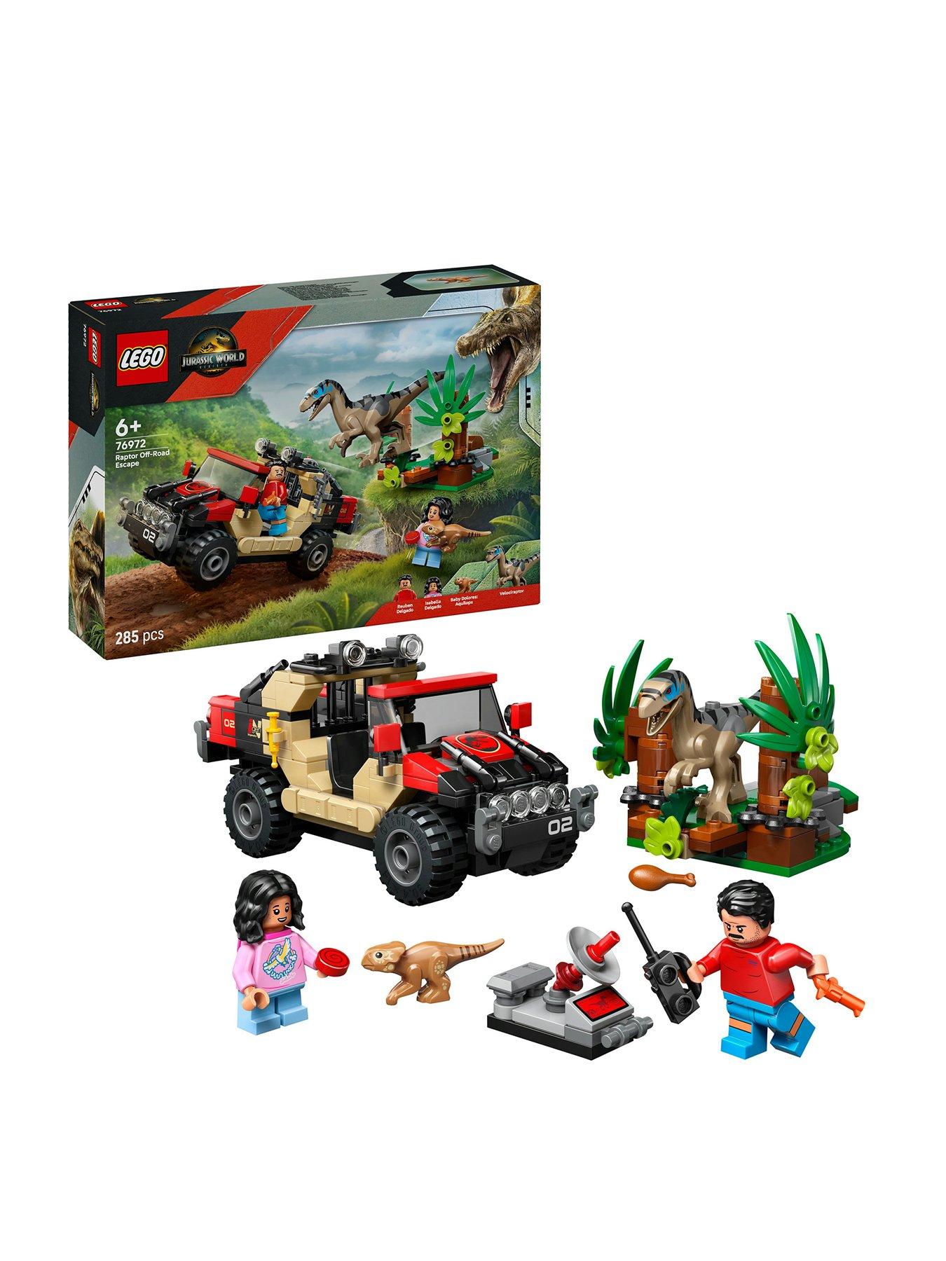 LEGO Jurassic World Raptor Off-Road Escape Toy 76972 | Littlewoods