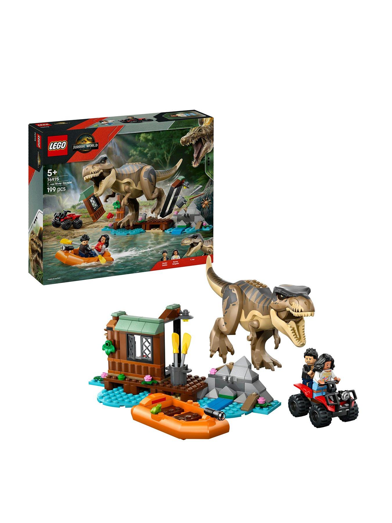 LEGO Jurassic World T. rex River Escape Toy 76975 | Littlewoods