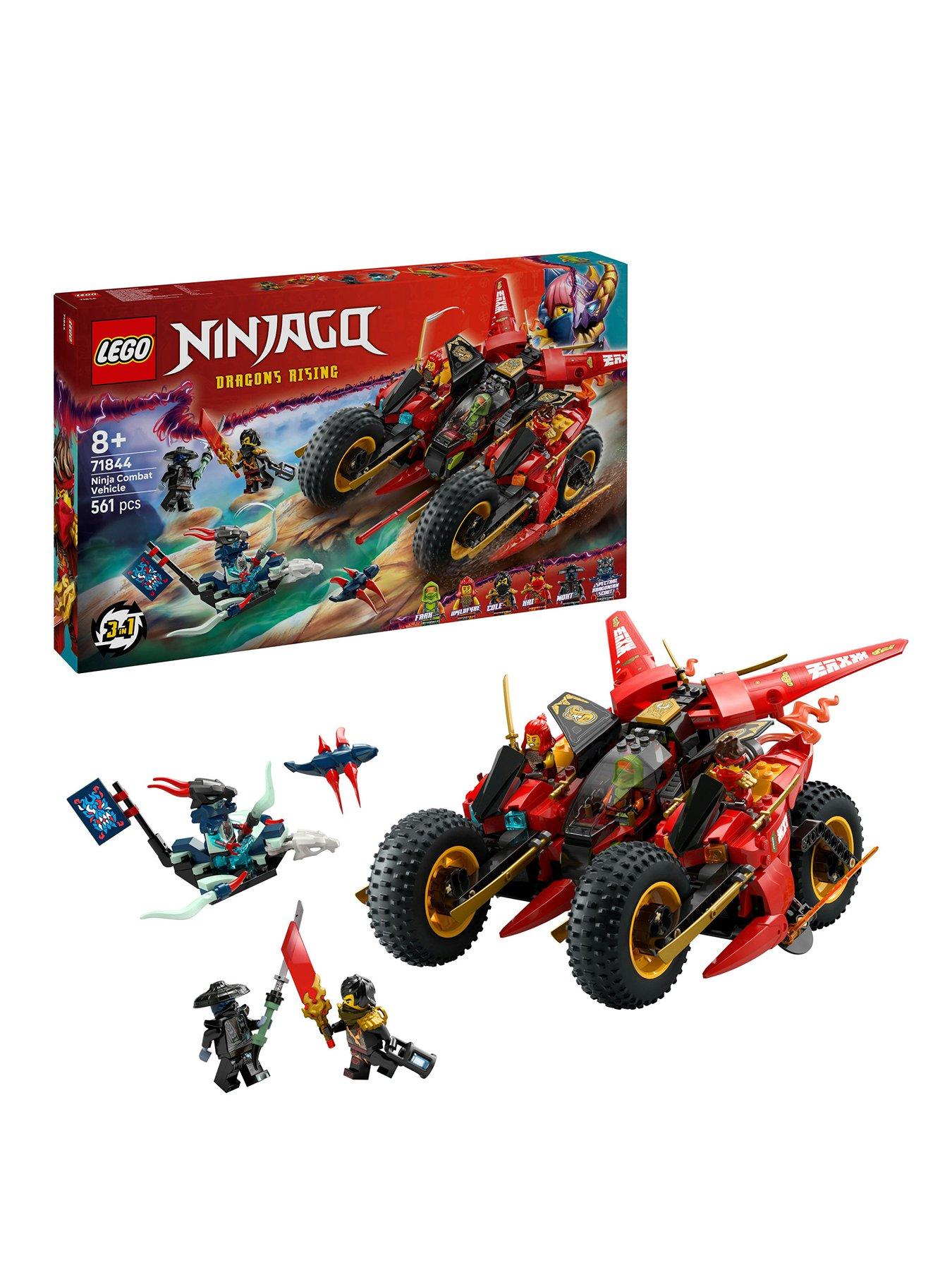LEGO Ninjago Ninja Combat Vehicle 3-in-1 Toy Building Set 71844 ...