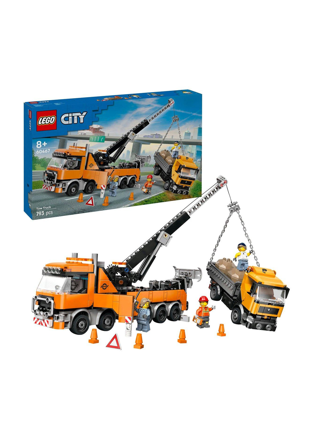 LEGO City City Heavy-Duty Recovery Tow Truck with Crane 60467 | Littlewoods