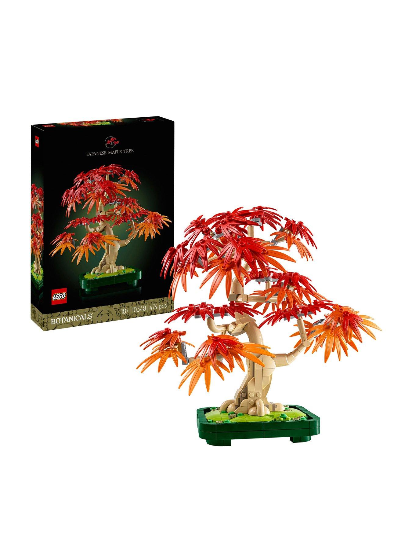 LEGO Botanical Japanese Red Maple Bonsai Tree DIY Set 10348 | Littlewoods