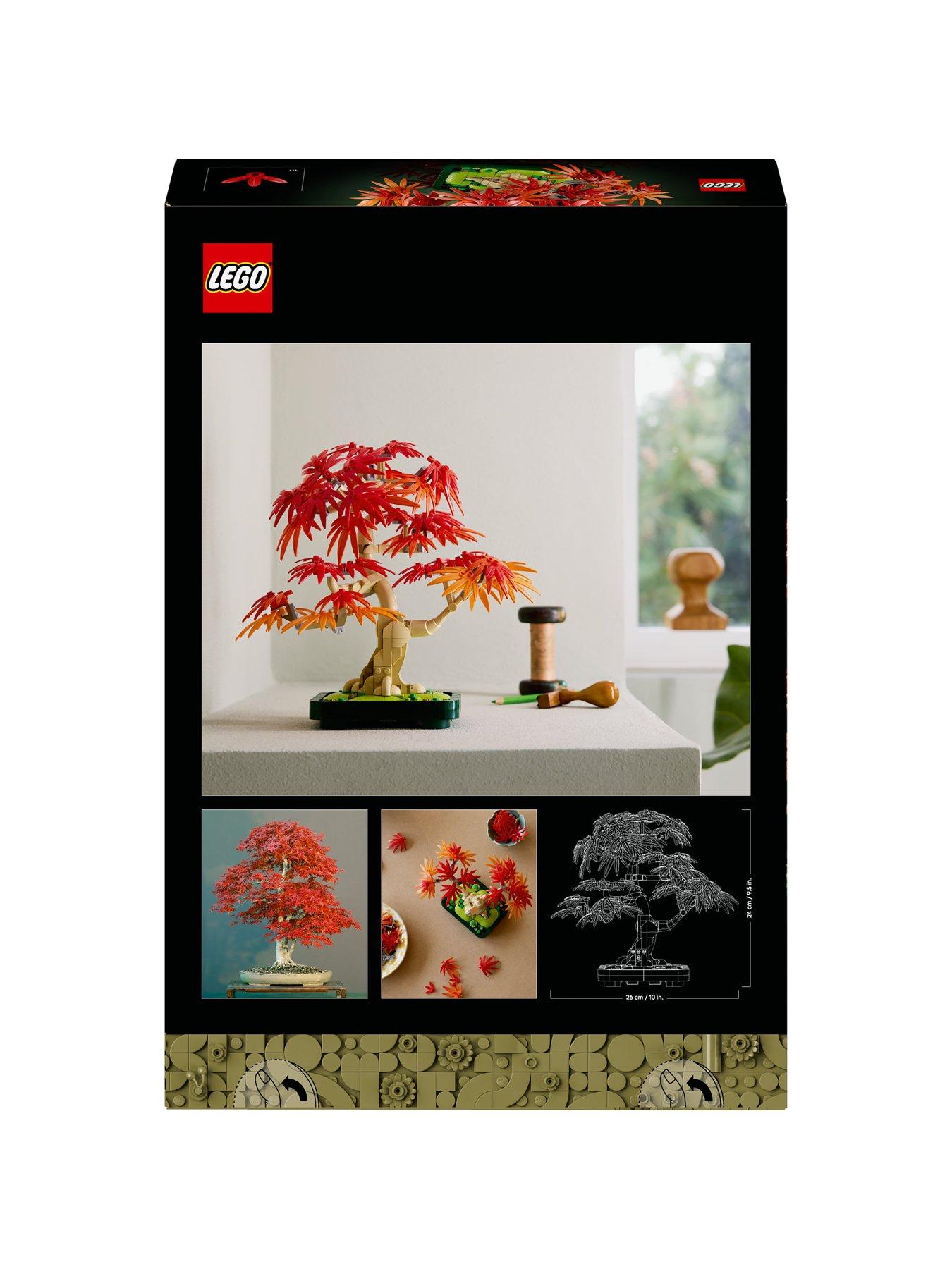 LEGO Botanical Japanese Red Maple Bonsai Tree DIY Set 10348 | Littlewoods
