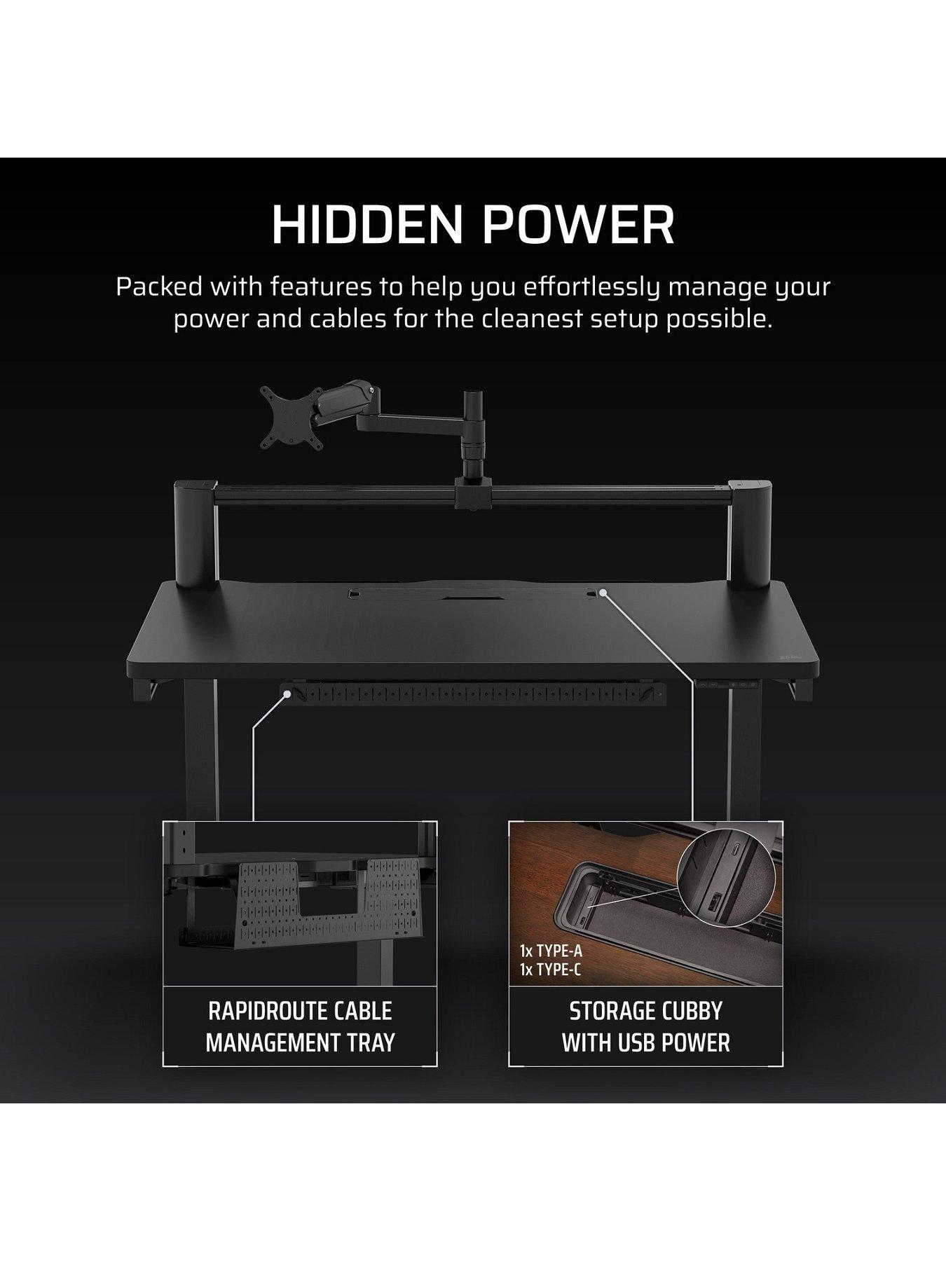 CORSAIR Platform:4 Desk Black | Littlewoods
