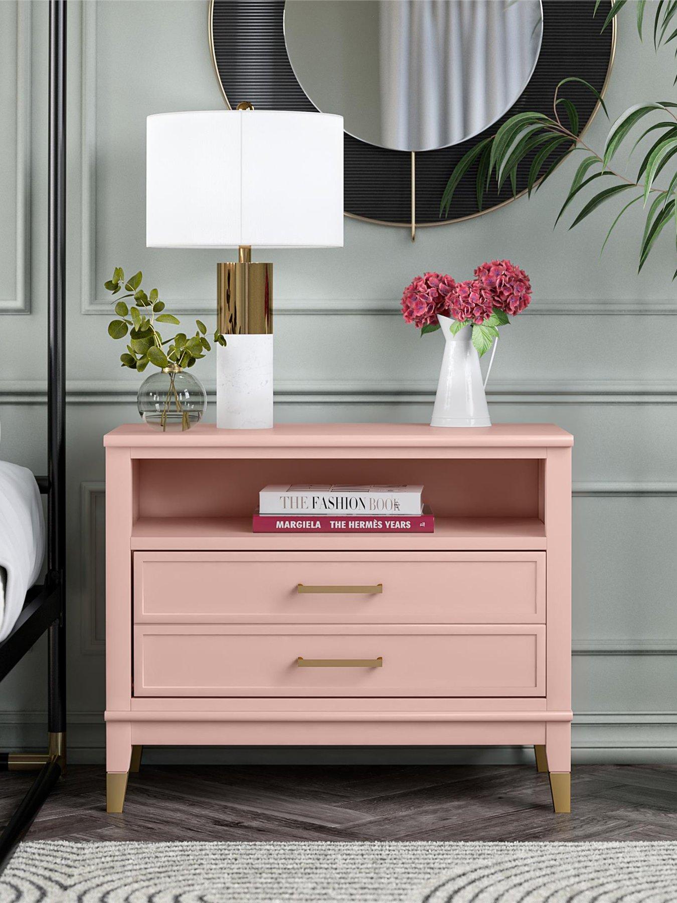 CosmoLiving by Cosmopolitan Westerleigh Wide Side Table / Night Stand ...
