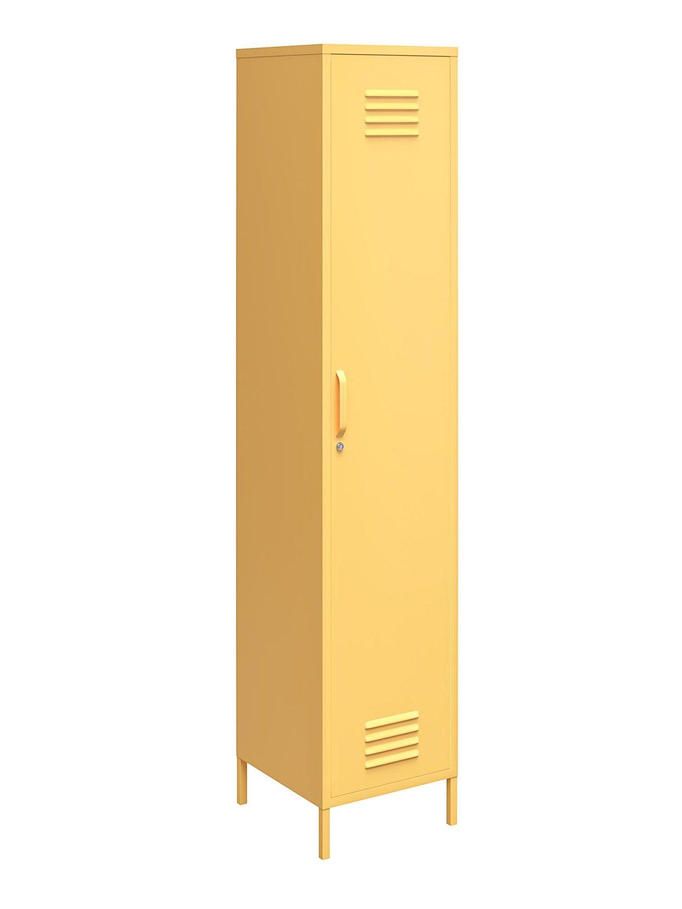 Dorel Home Single Metal Locker Storage Cabinet | Littlewoods