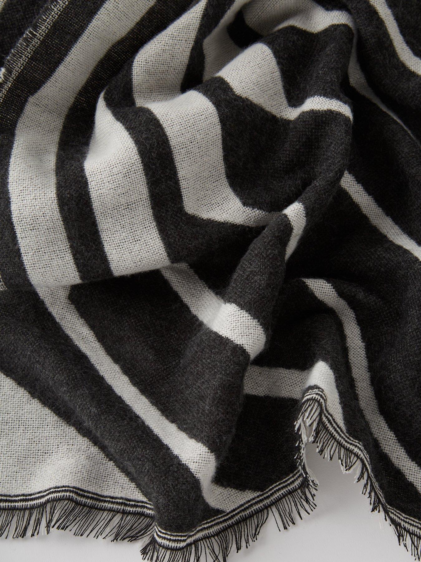 The Very Collection 2 Way Geometric Scarf - Mono | Littlewoods