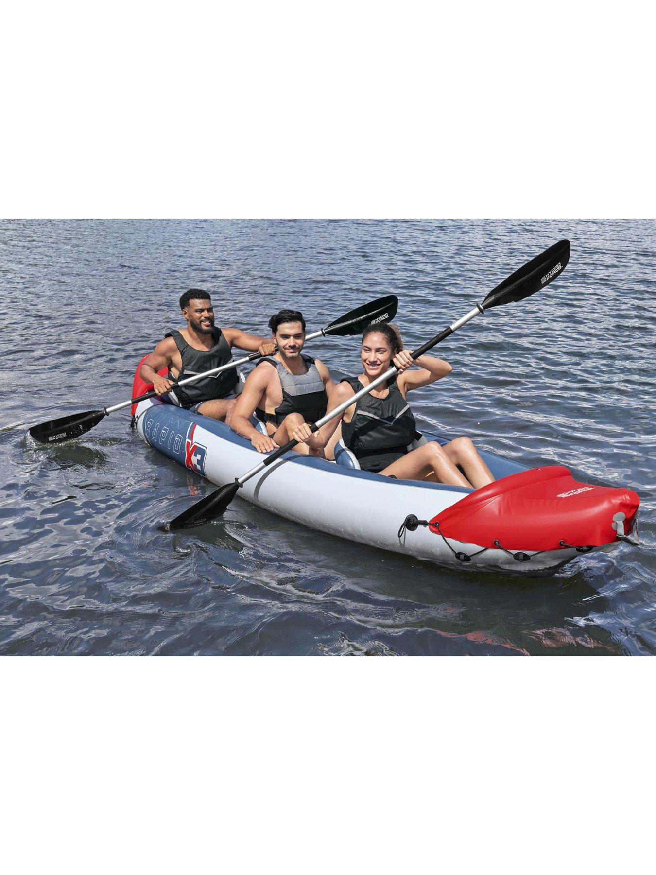Bestway Hydro Force Rapid X3 Inflatable 3 Person Kayak | Littlewoods