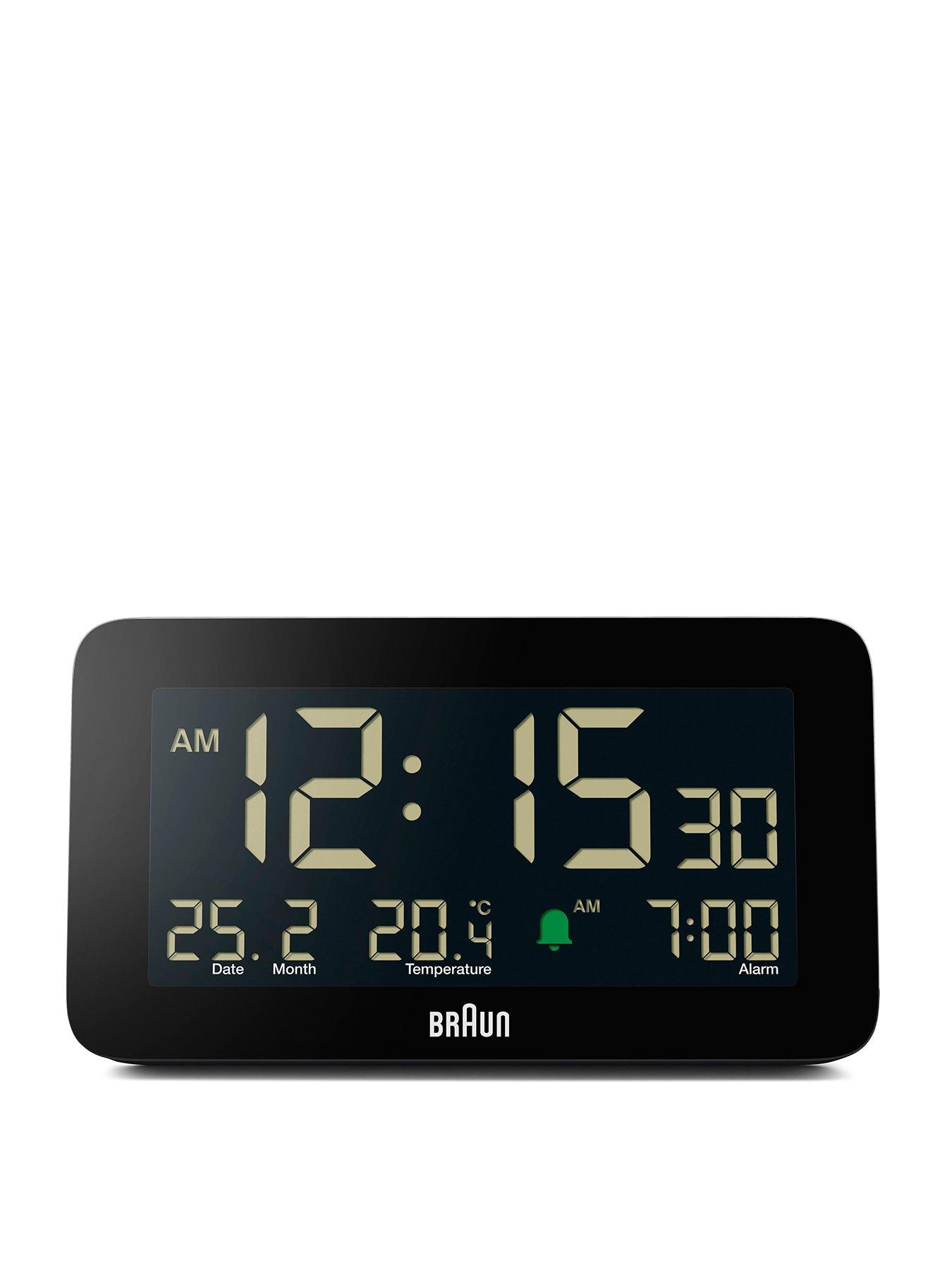 Braun Digital Alarm Clock | Littlewoods