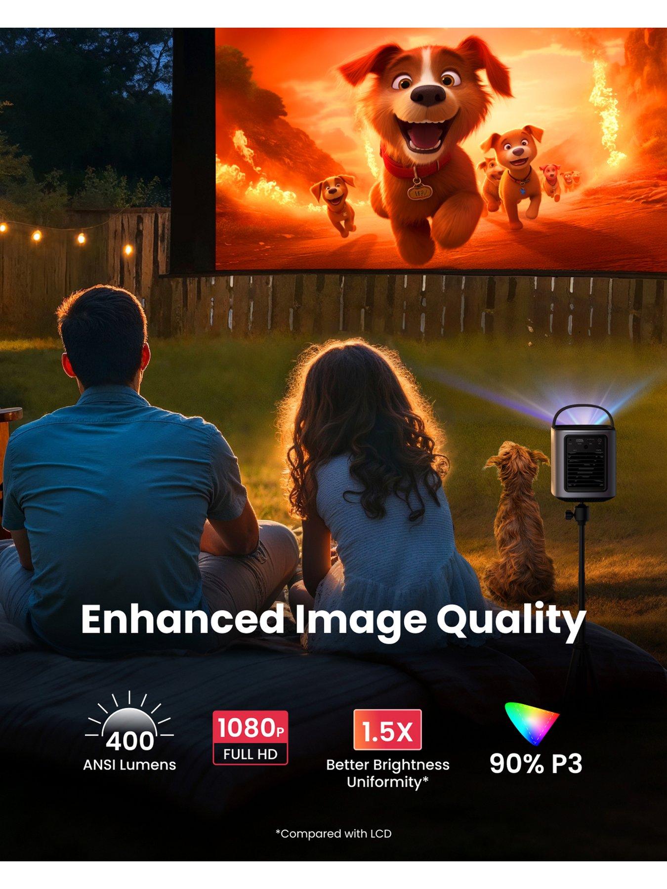 Anker NEBULA Nebula Mars 3 Air Full HD Smart Portable Projector, Google ...