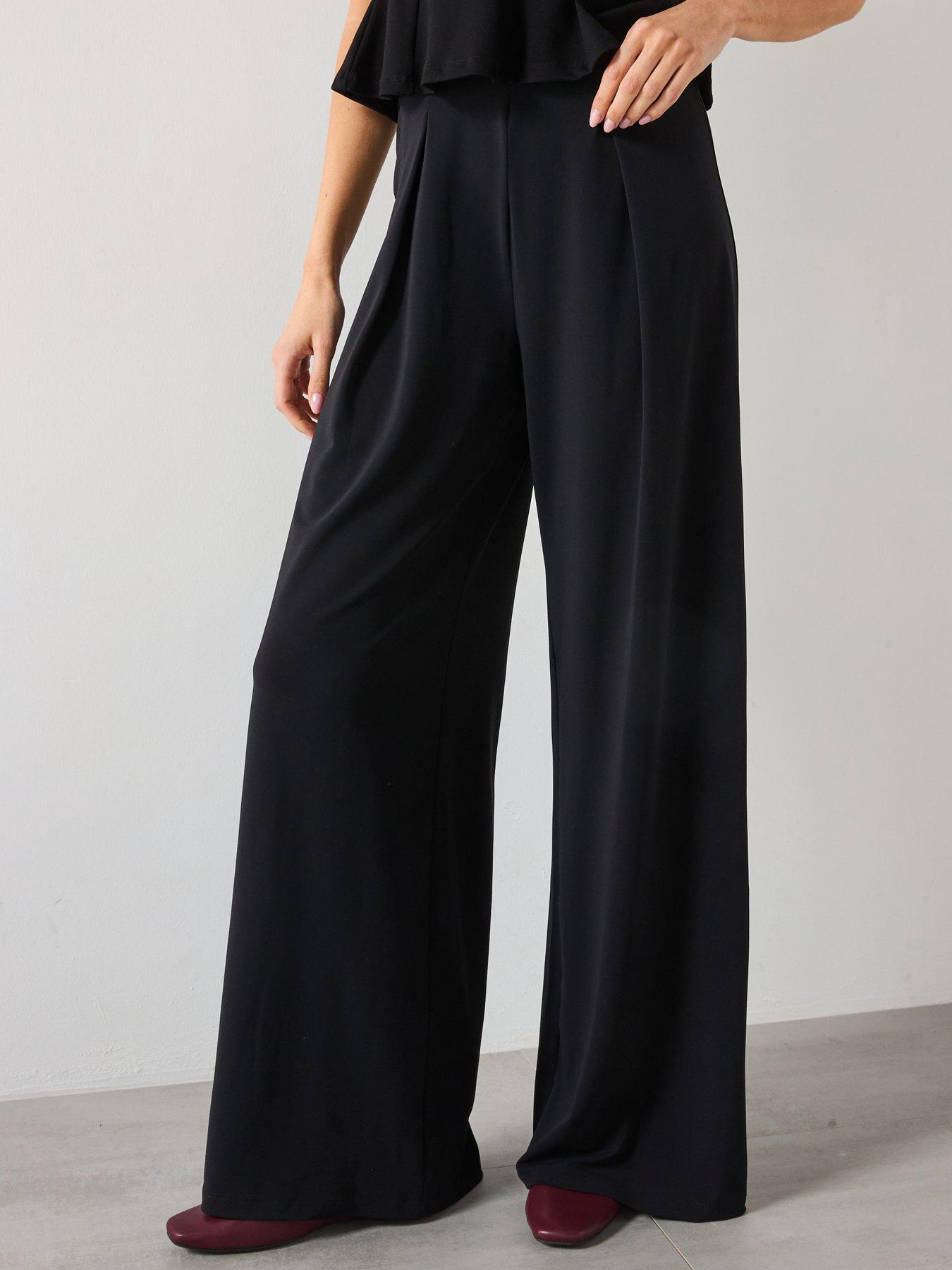 Mango Leo Trousers - Black | Littlewoods