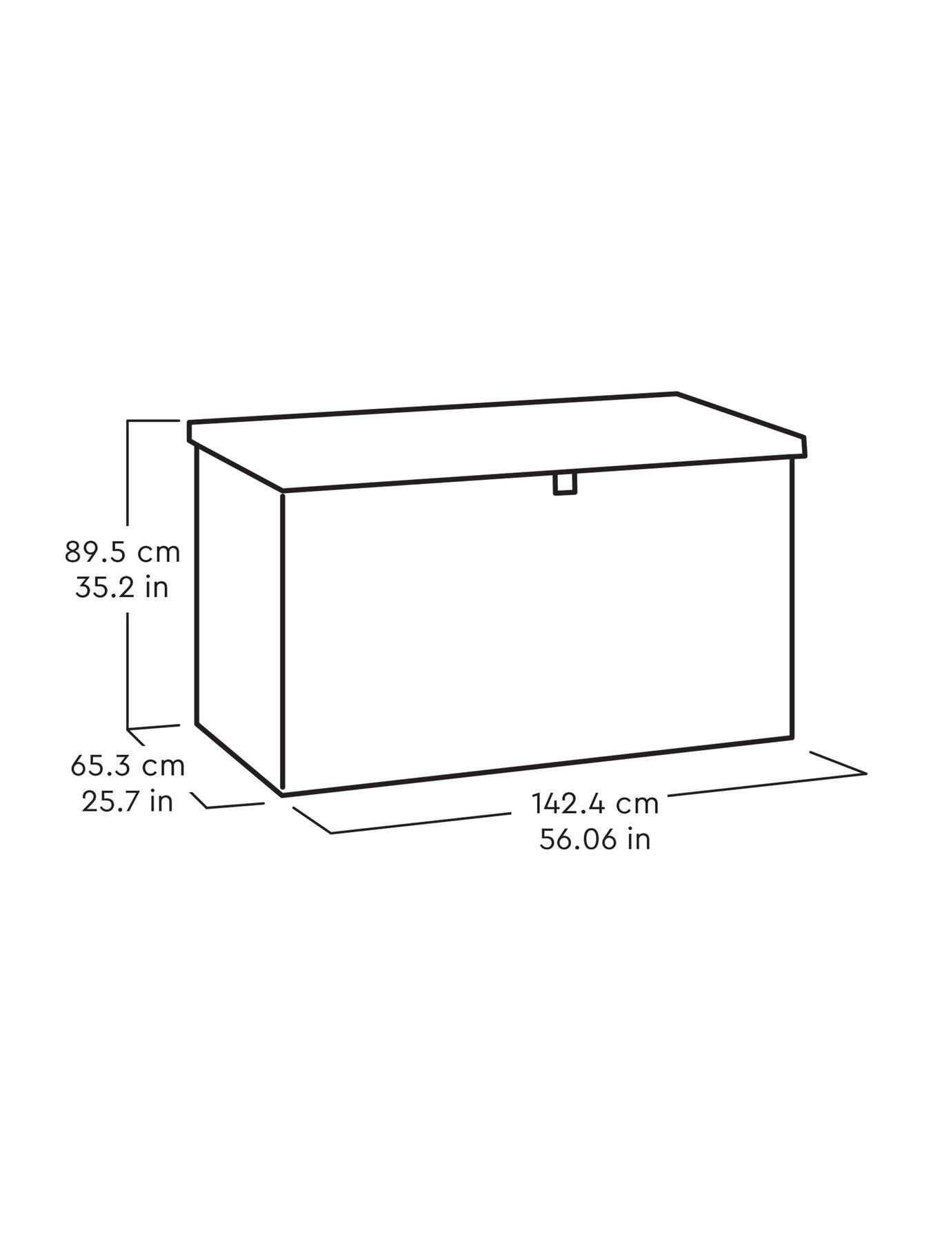 Keter Darwin 175 storage box grey | Littlewoods