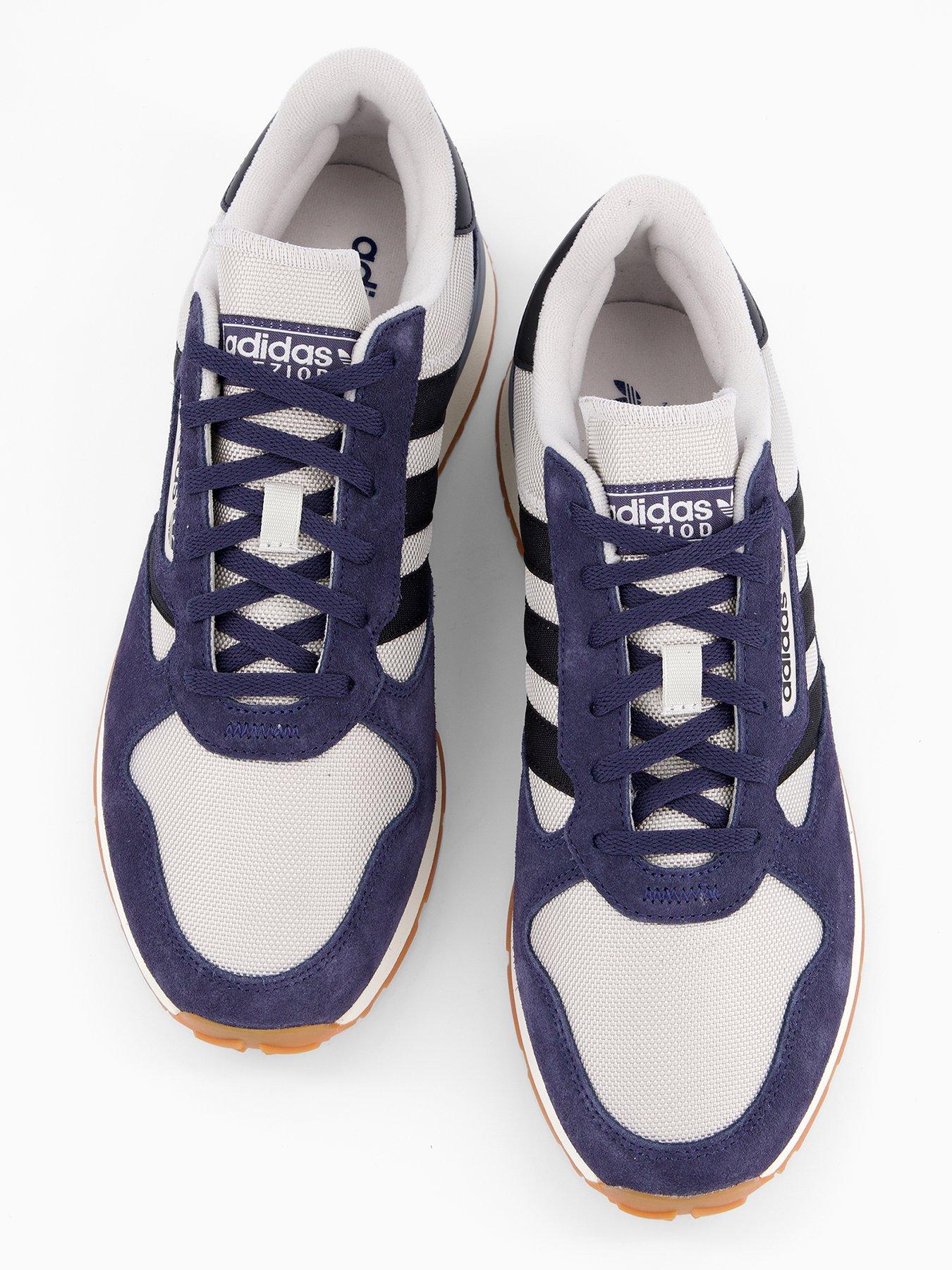 adidas Originals Men's Treziod 2 Trainers - Black/Blue | Littlewoods