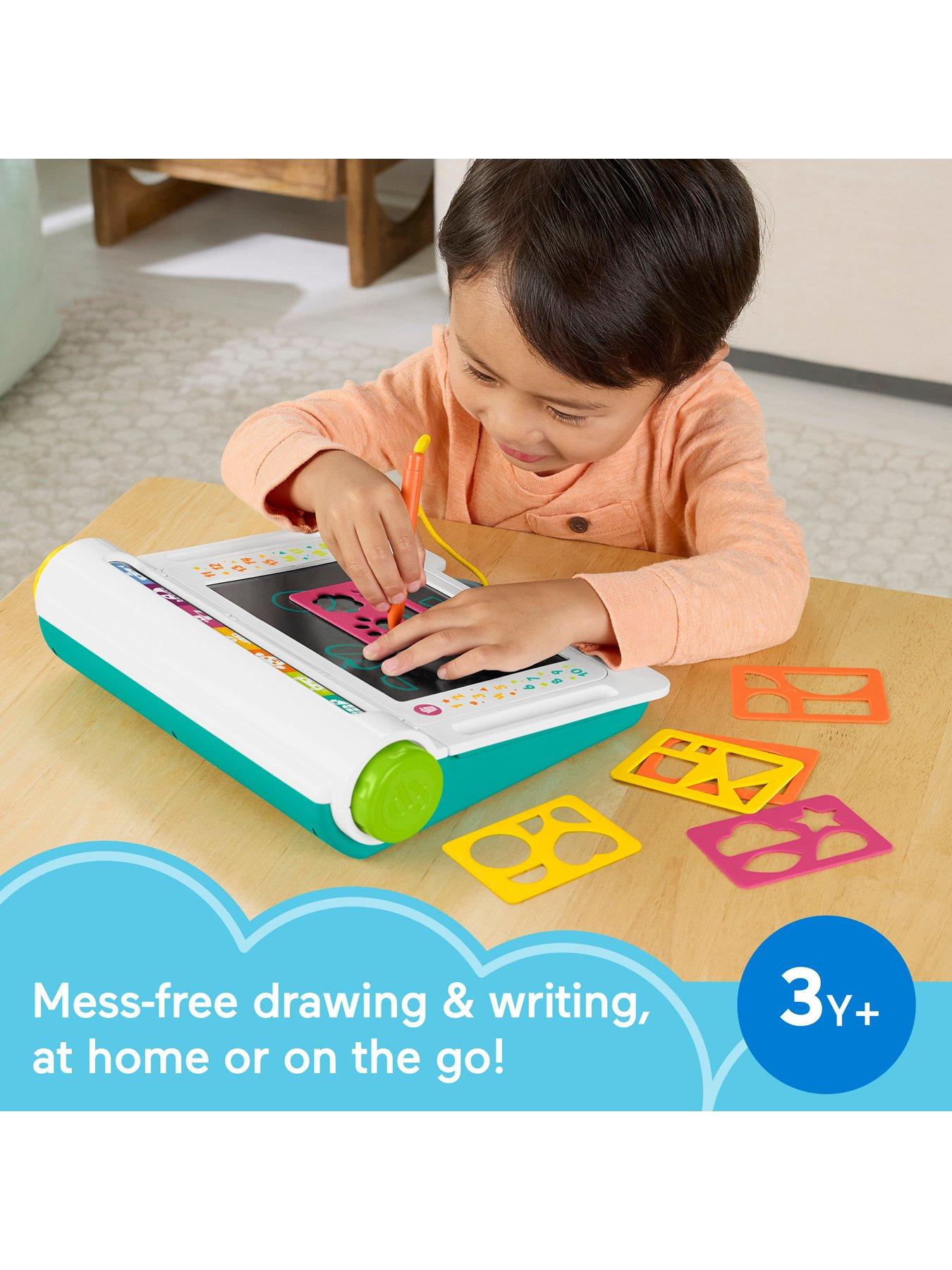Fisher-Price Learn & Doodle Desk Drawing Tablet with LCD Screen for ...
