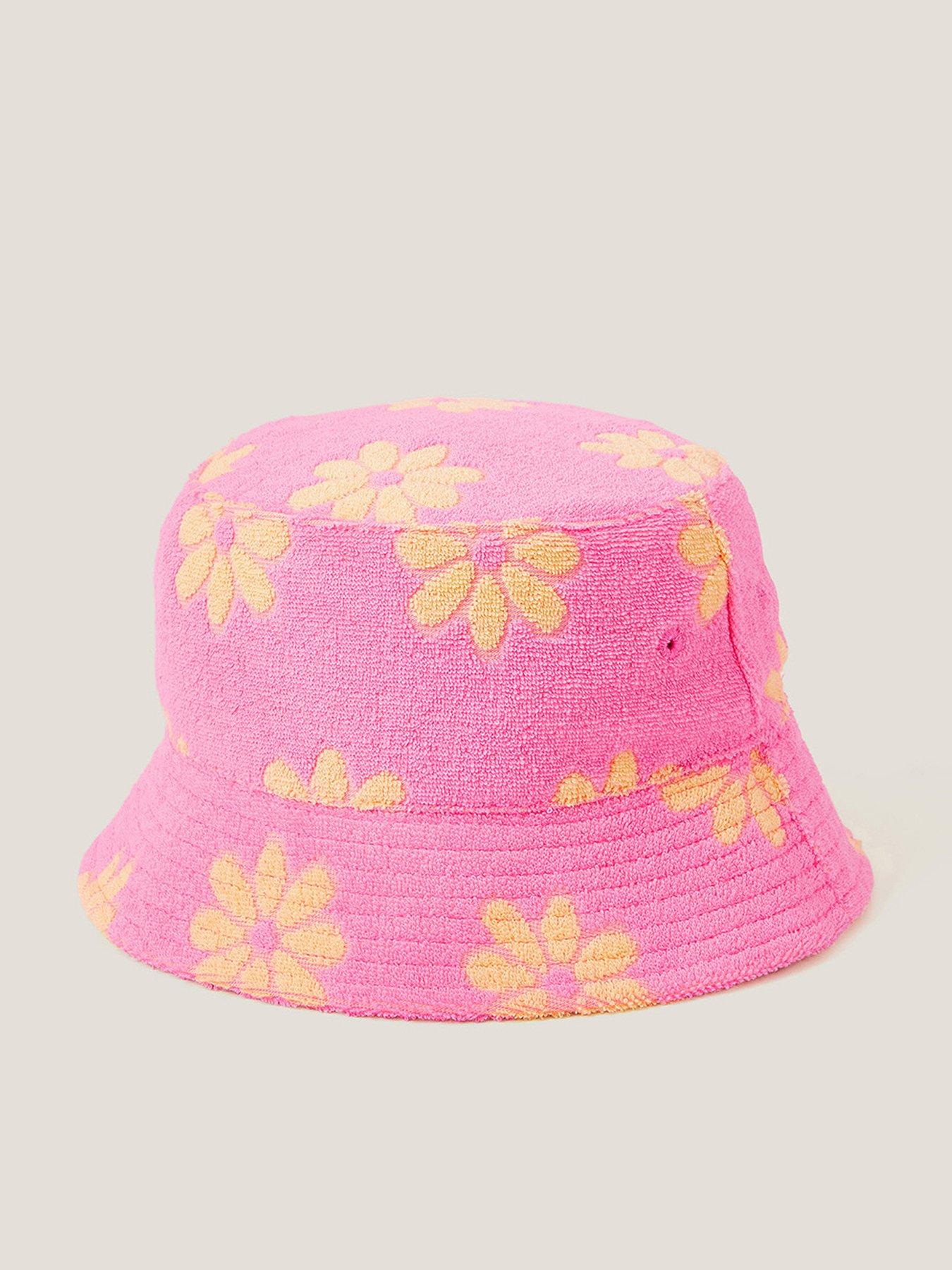 Monsoon Girls Floral Print Terry Bucket Hat - Multi | littlewoods.com