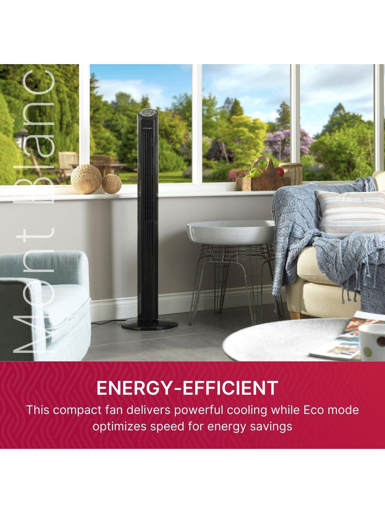 Dimplex Black Tower Fan | littlewoods.com