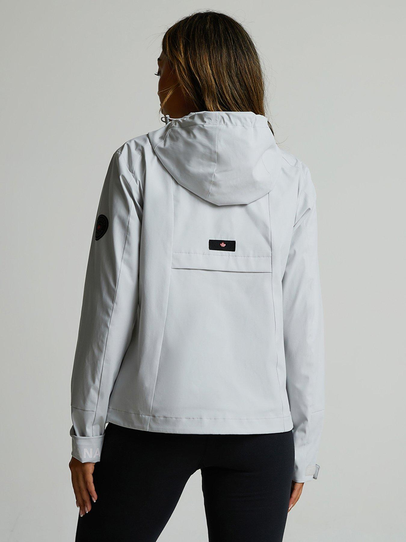 Zavetti Canada Cascella Boxy Lightweight Crop Jacket - Grey | Littlewoods