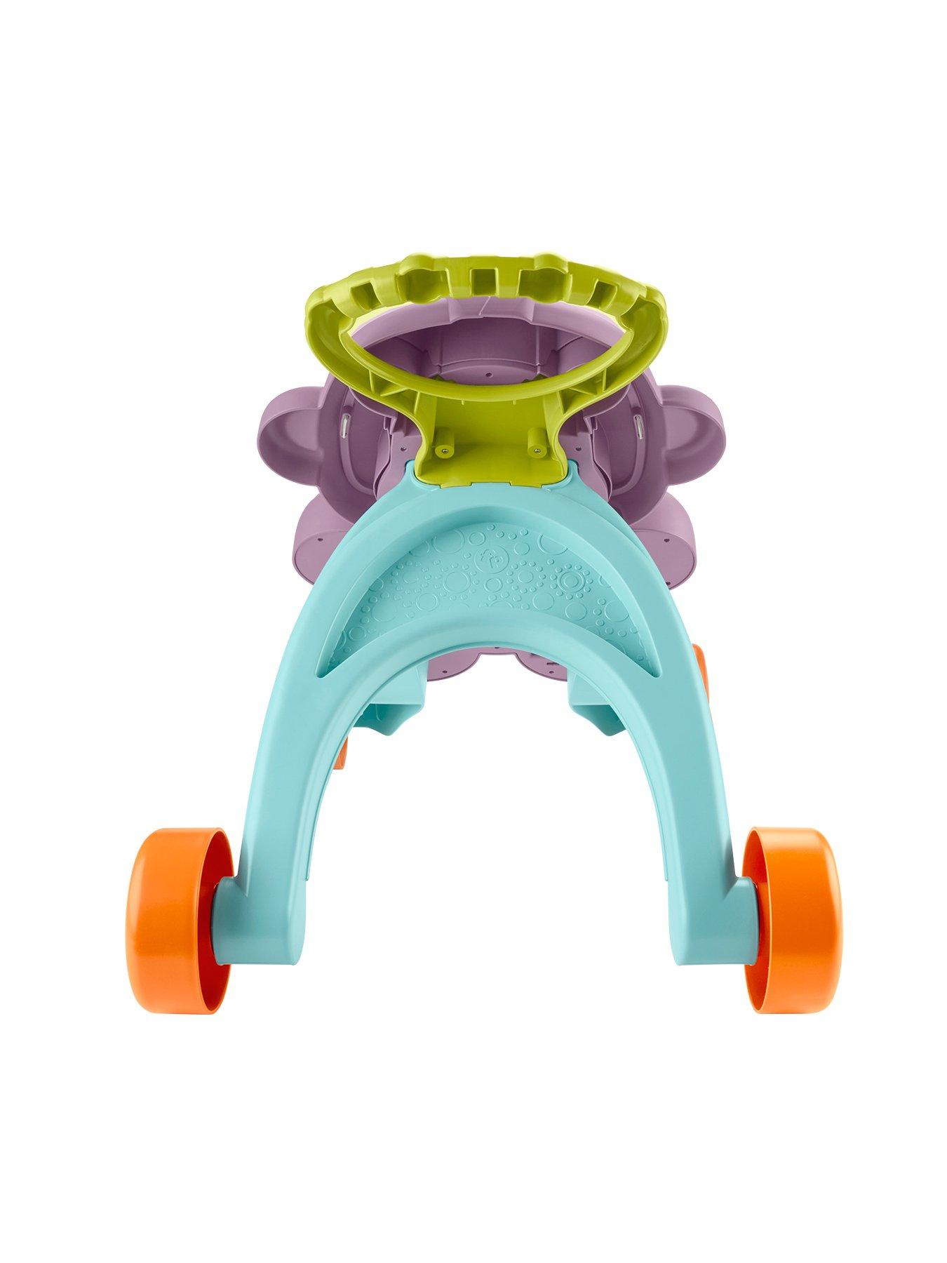Fisher-Price Learn With Me Purple Monkey Walker Baby Learning Toy with ...