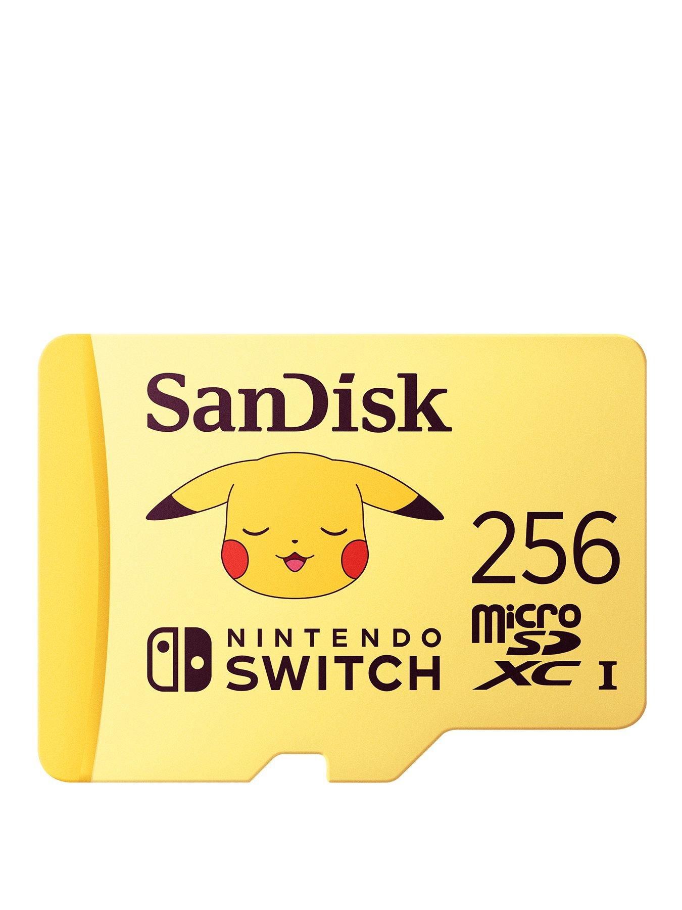 SanDisk Pokemon microSDXC card for Nintendo Switch 256GB, up to 100MB/s ...