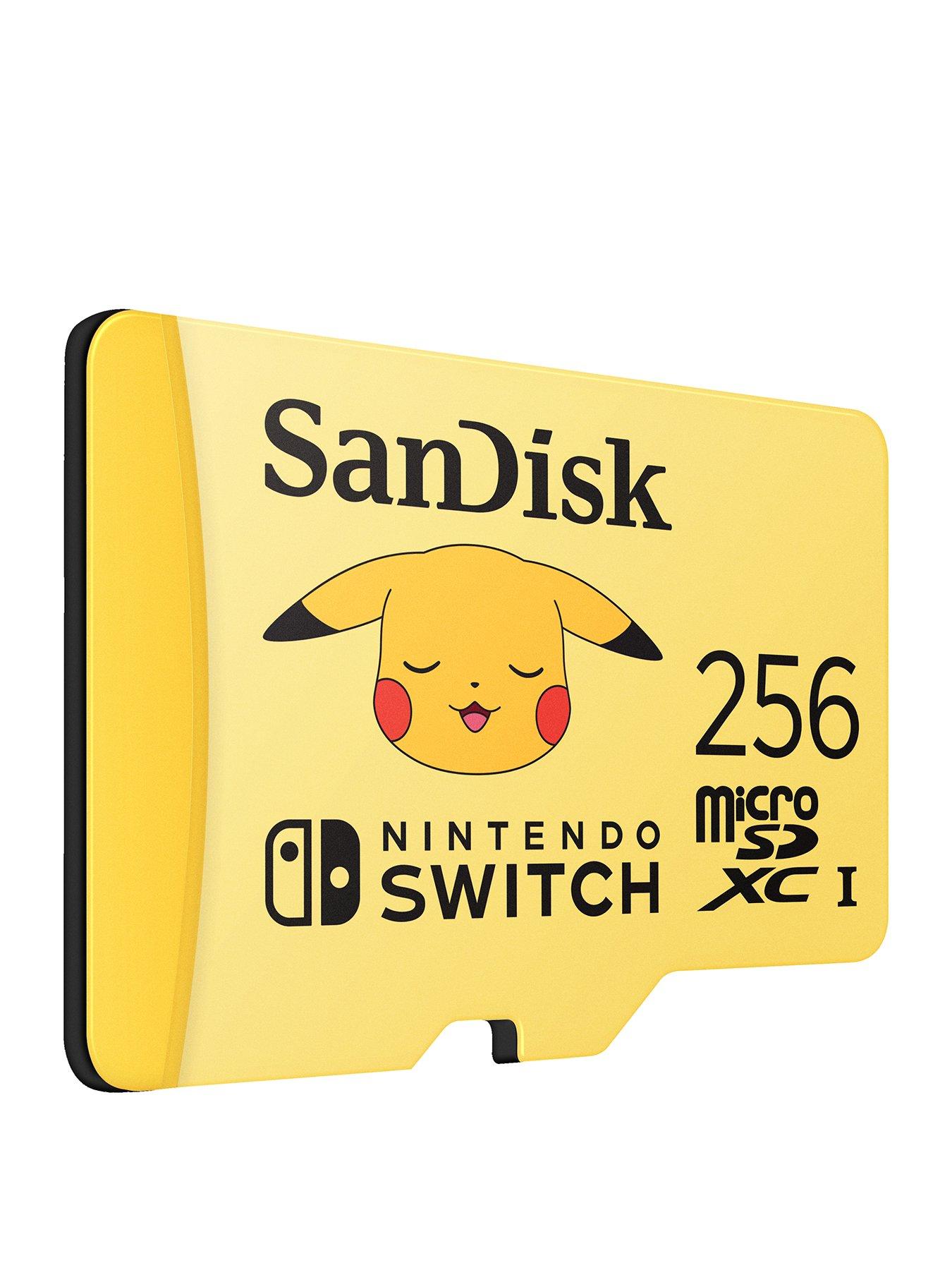 SanDisk Pokemon microSDXC card for Nintendo Switch 256GB, up to 100MB/s ...