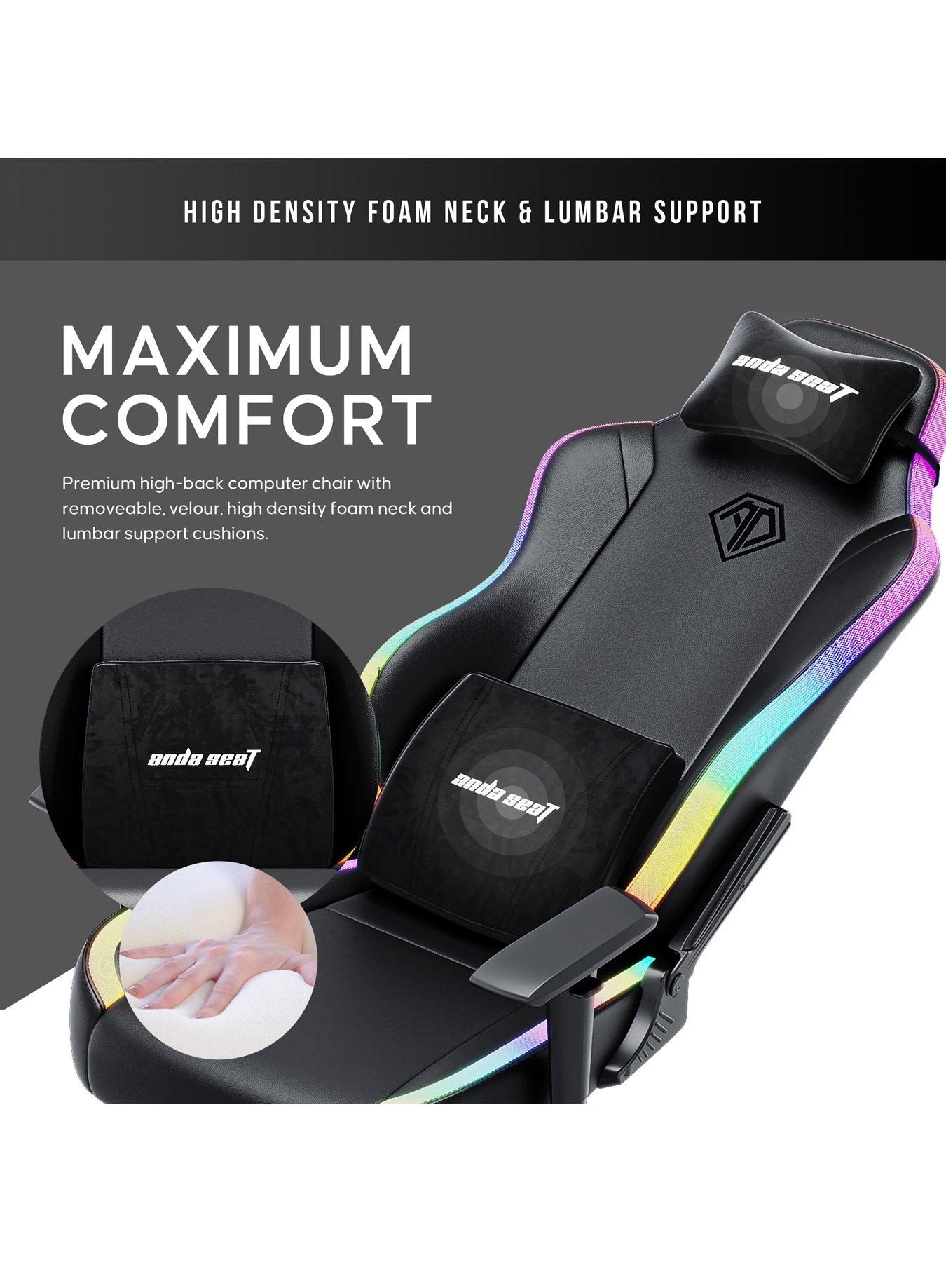 Andaseat Anda seaT Luna Premium Large Gaming Chair - RGB | Littlewoods