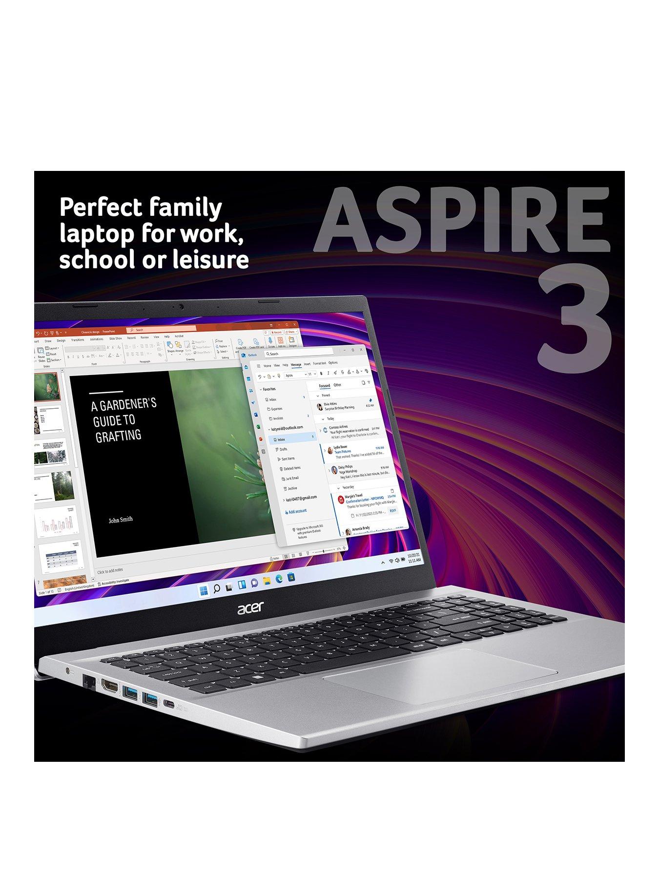 Acer Aspire 3 15 A315-44P - 15.6in - AMD Ryzen 5 - 16GB RAM - 512GB SSD ...