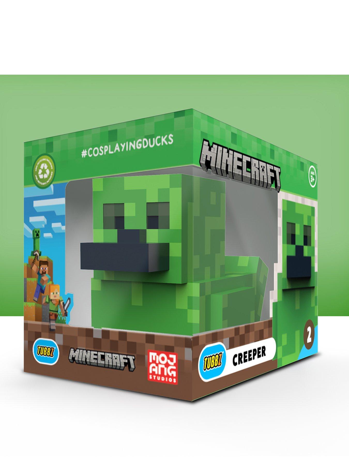Minecraft Tubbz Boxed Creeper Collectible Duck | Littlewoods