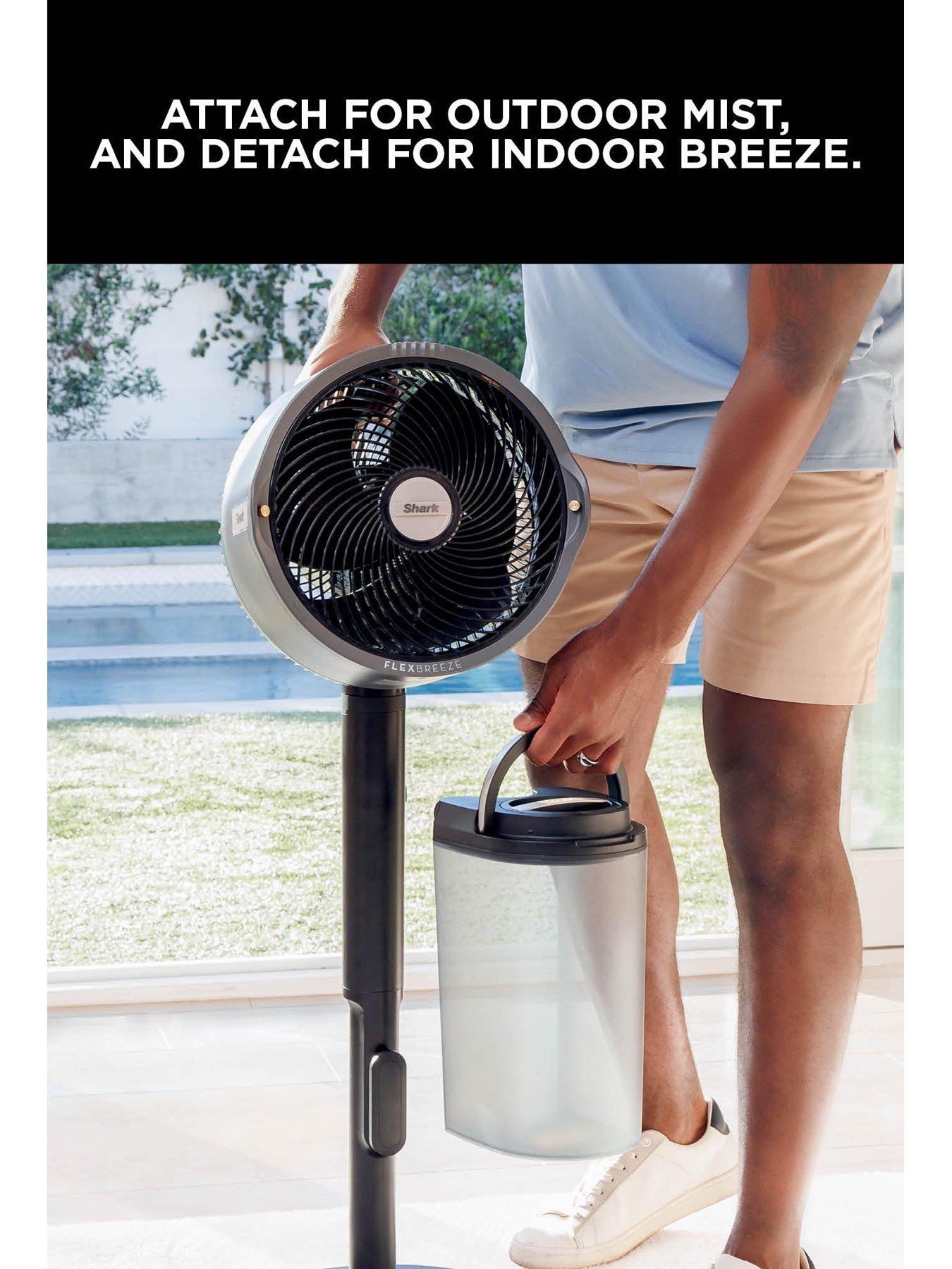 Shark FlexBreeze Pro Mist Indoor & Outdoor Fan & Outdoor Misting System ...