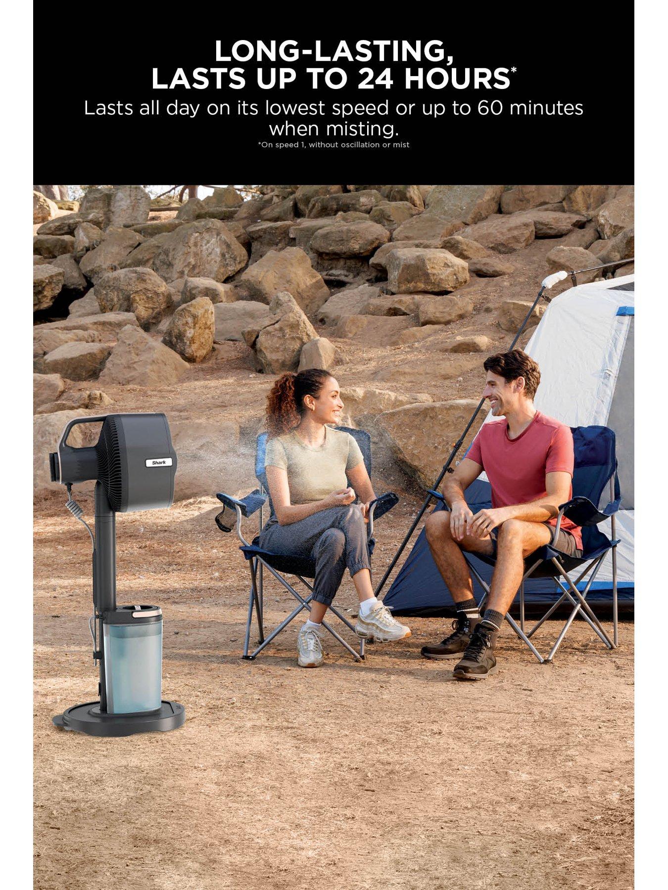 Shark FlexBreeze Pro Mist Indoor & Outdoor Fan & Outdoor Misting System ...