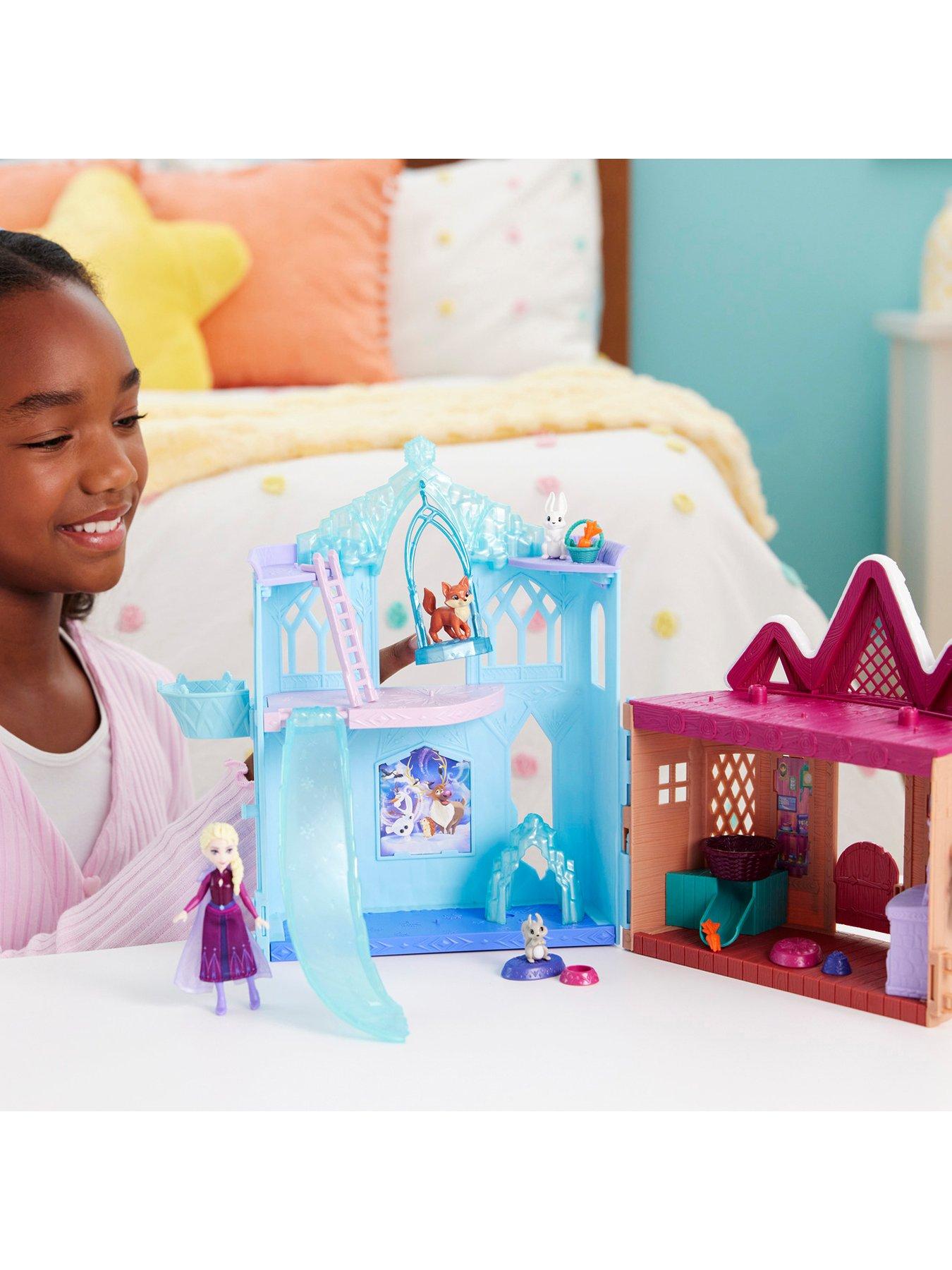 Disney Frozen Winter Animal Fun Playset with Elsa Small Doll, 3 Animal ...