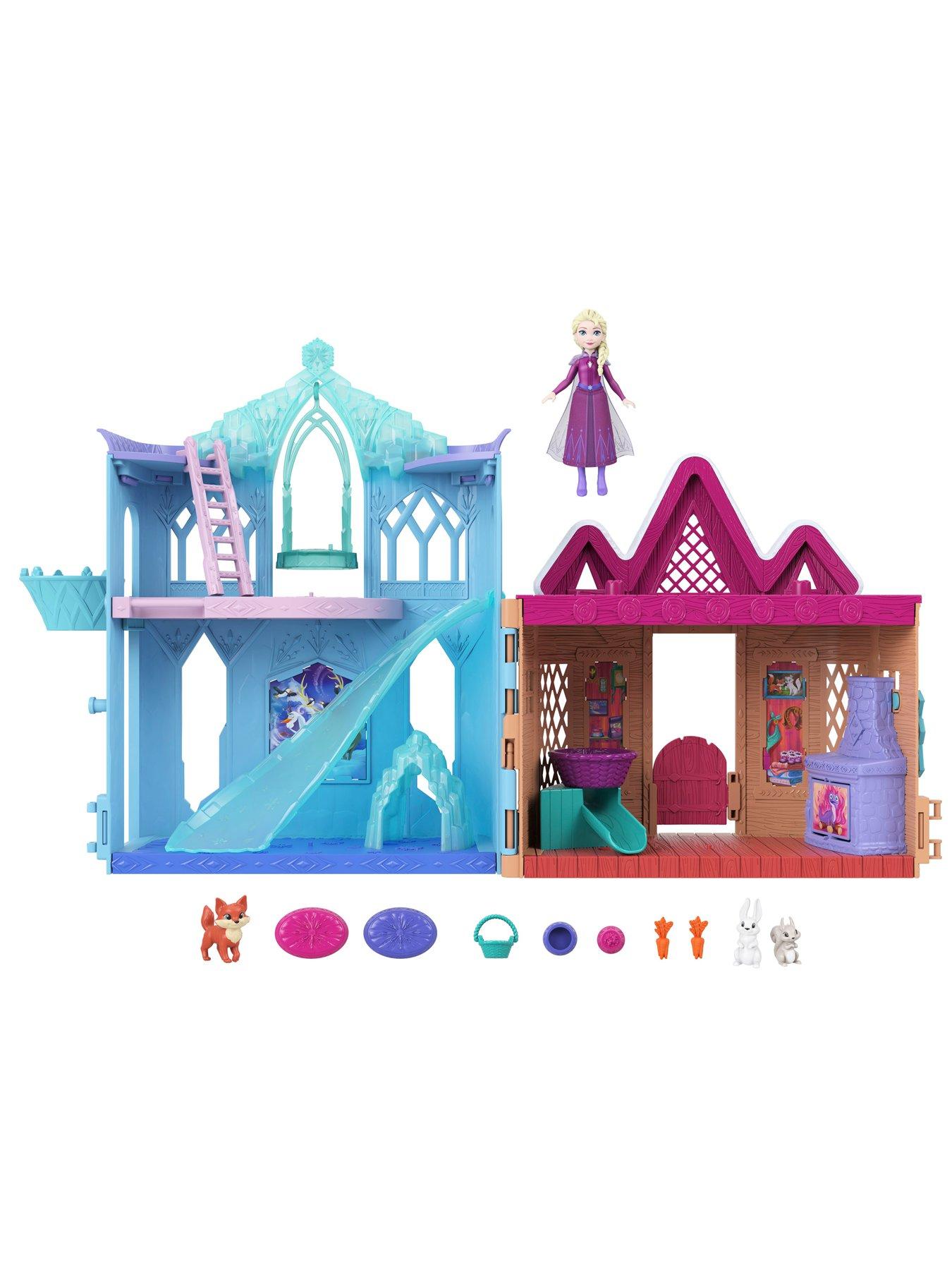 Disney Frozen Winter Animal Fun Playset with Elsa Small Doll, 3 Animal ...