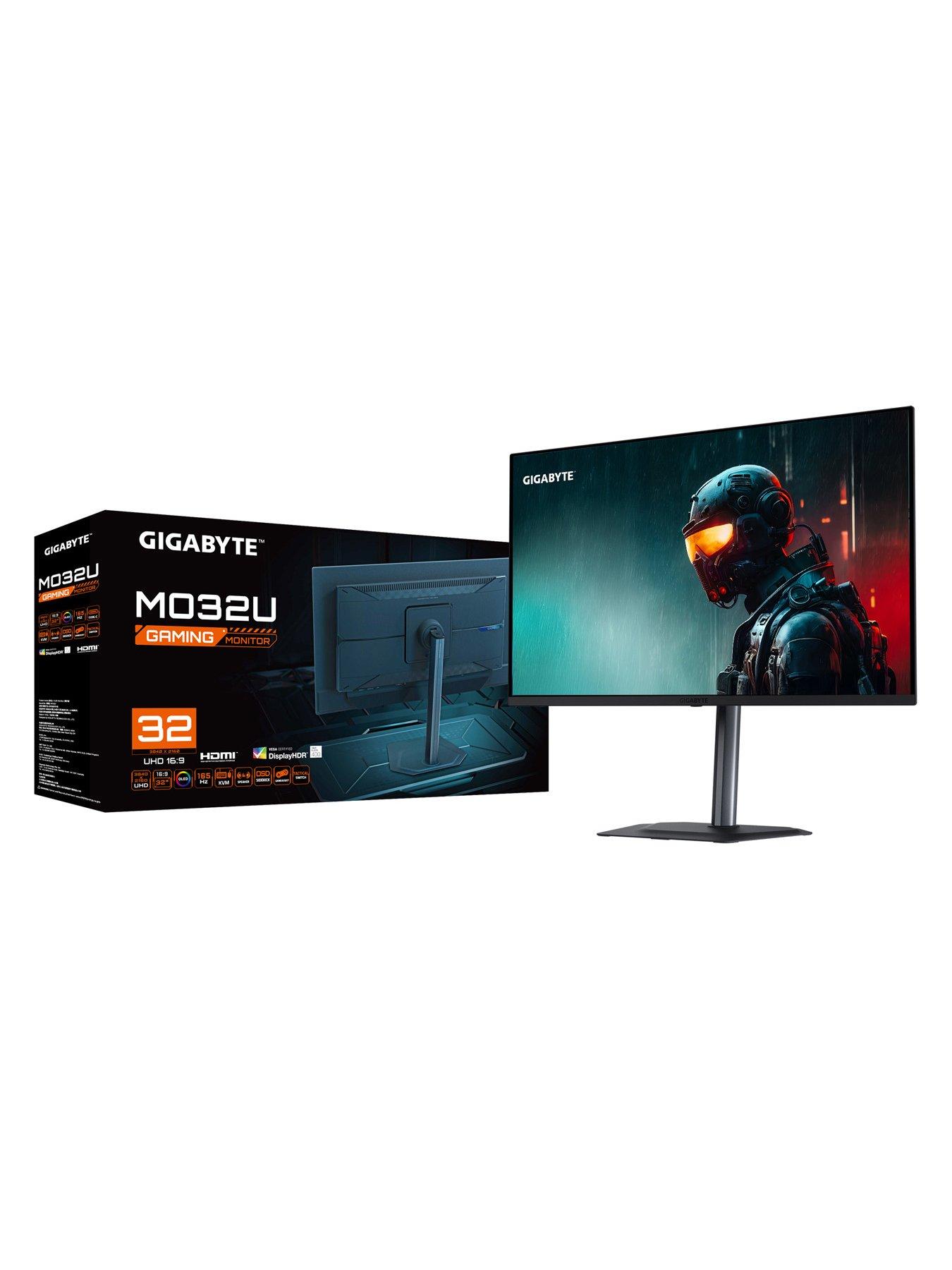 GIGABYTE MO32U Gaming Monitor - 31.5in 4K Ultra HD, 165Hz IPS | Littlewoods
