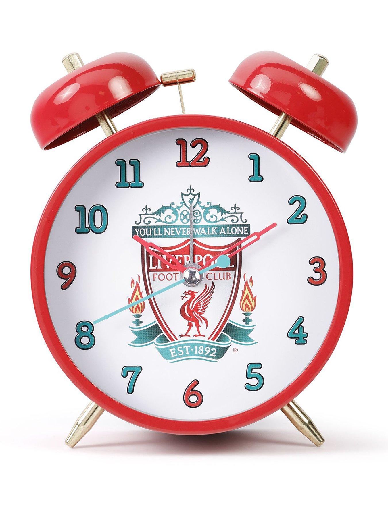 Liverpool FC Table-Top Twin Bell Liverpool FC Alarm Clock | Littlewoods